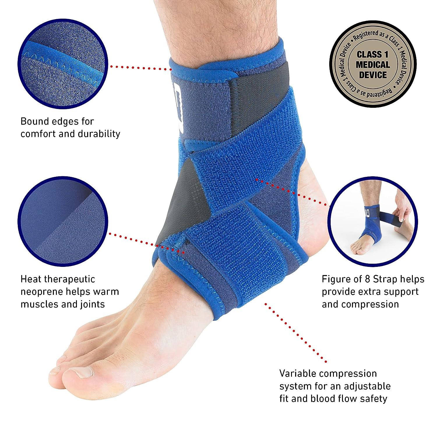 Neo-G Ankle Brace with Figure 8 Strap | Neoprene Brace for Ligament ...