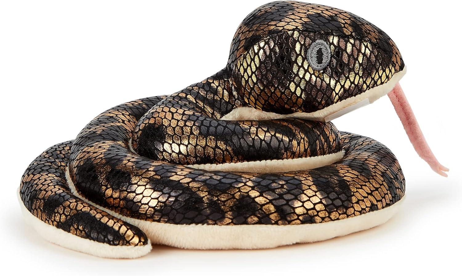 Zappi Co Children's Soft Cuddly Plush Toy Animal - Anaconda Snake (12 ...