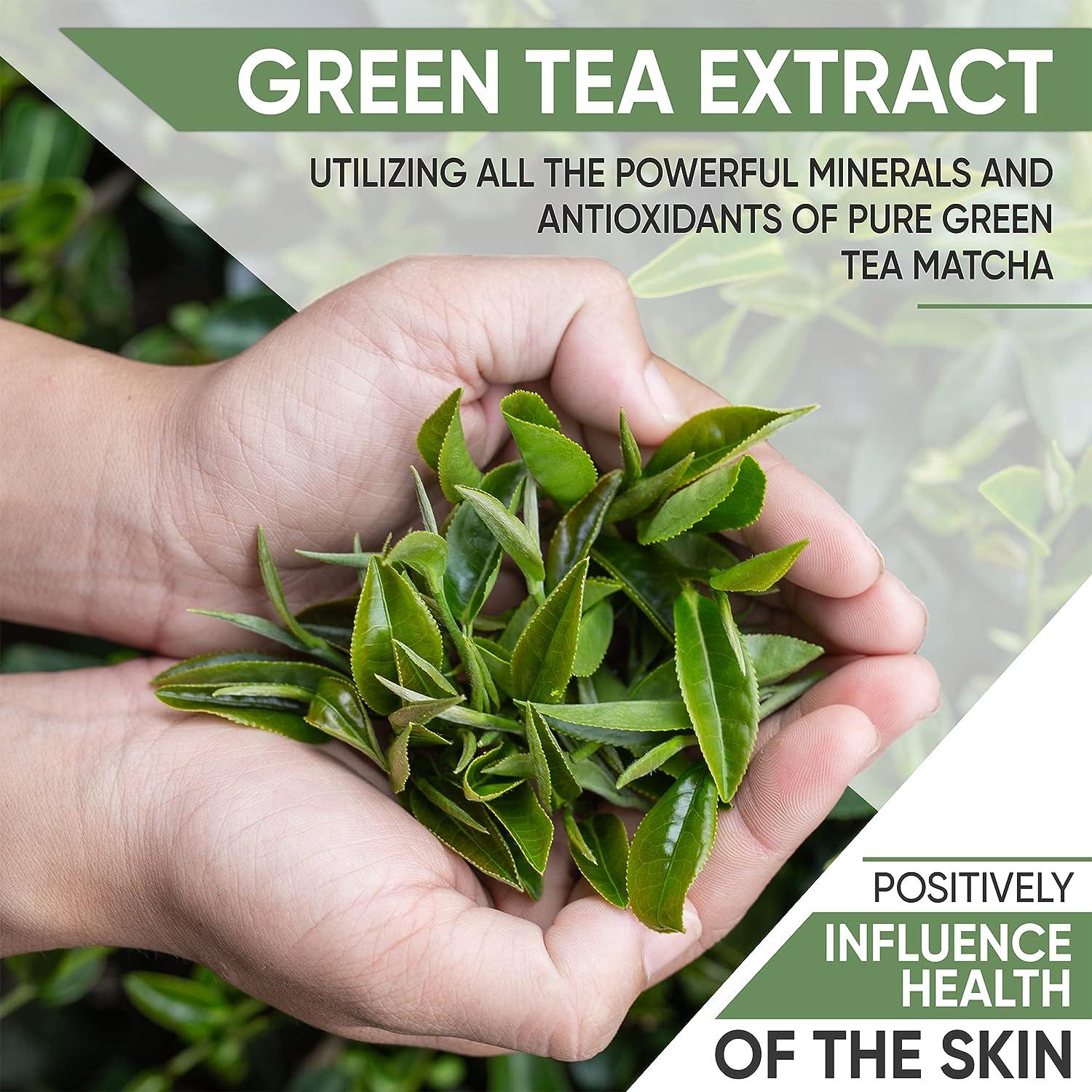 Green Tea Matcha Facial Mud Mask - Removes Blackheads, Reduces Wrinkles ...