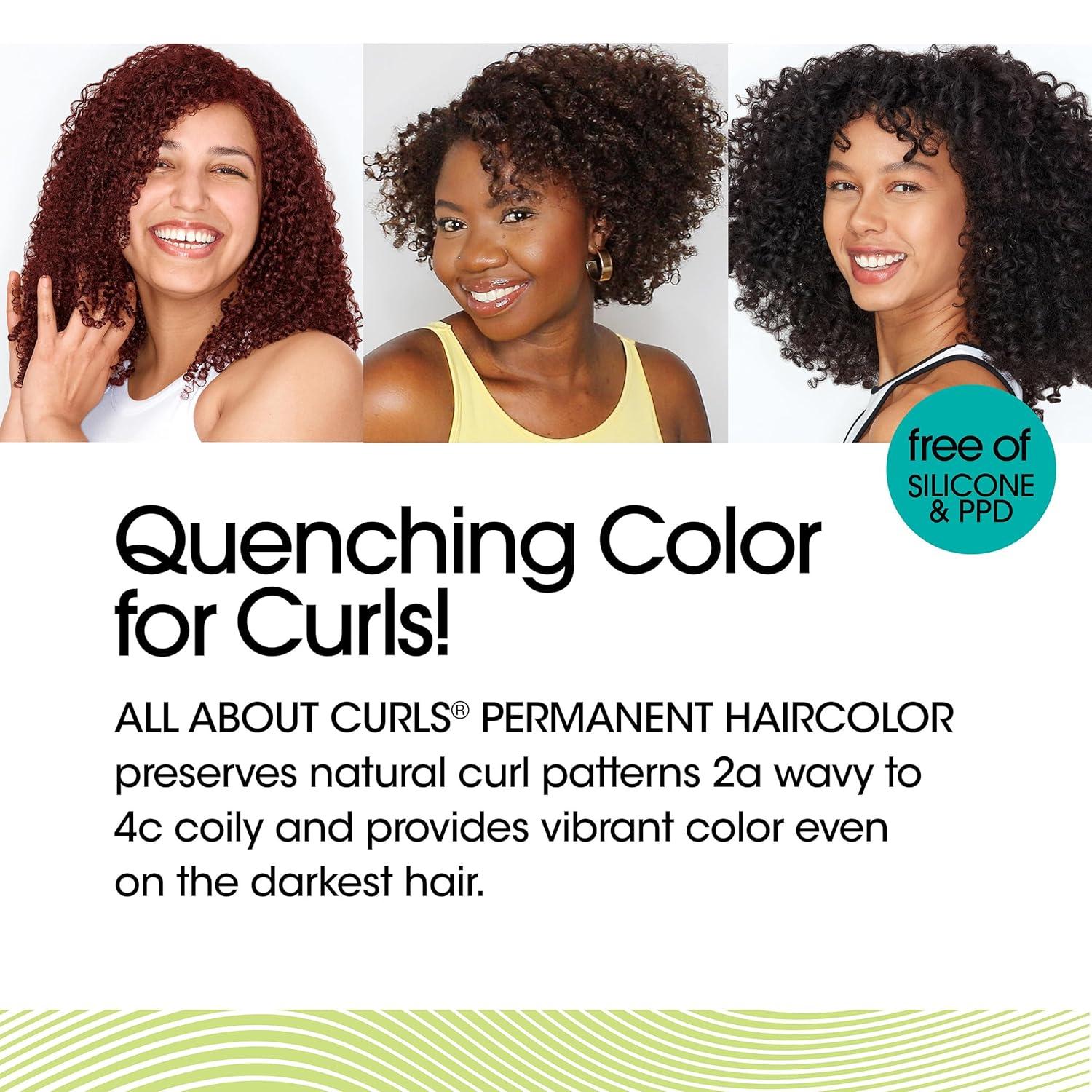 All About Curls 3V Twisted Plum - Permanent Hair Color for Curly Hair ...