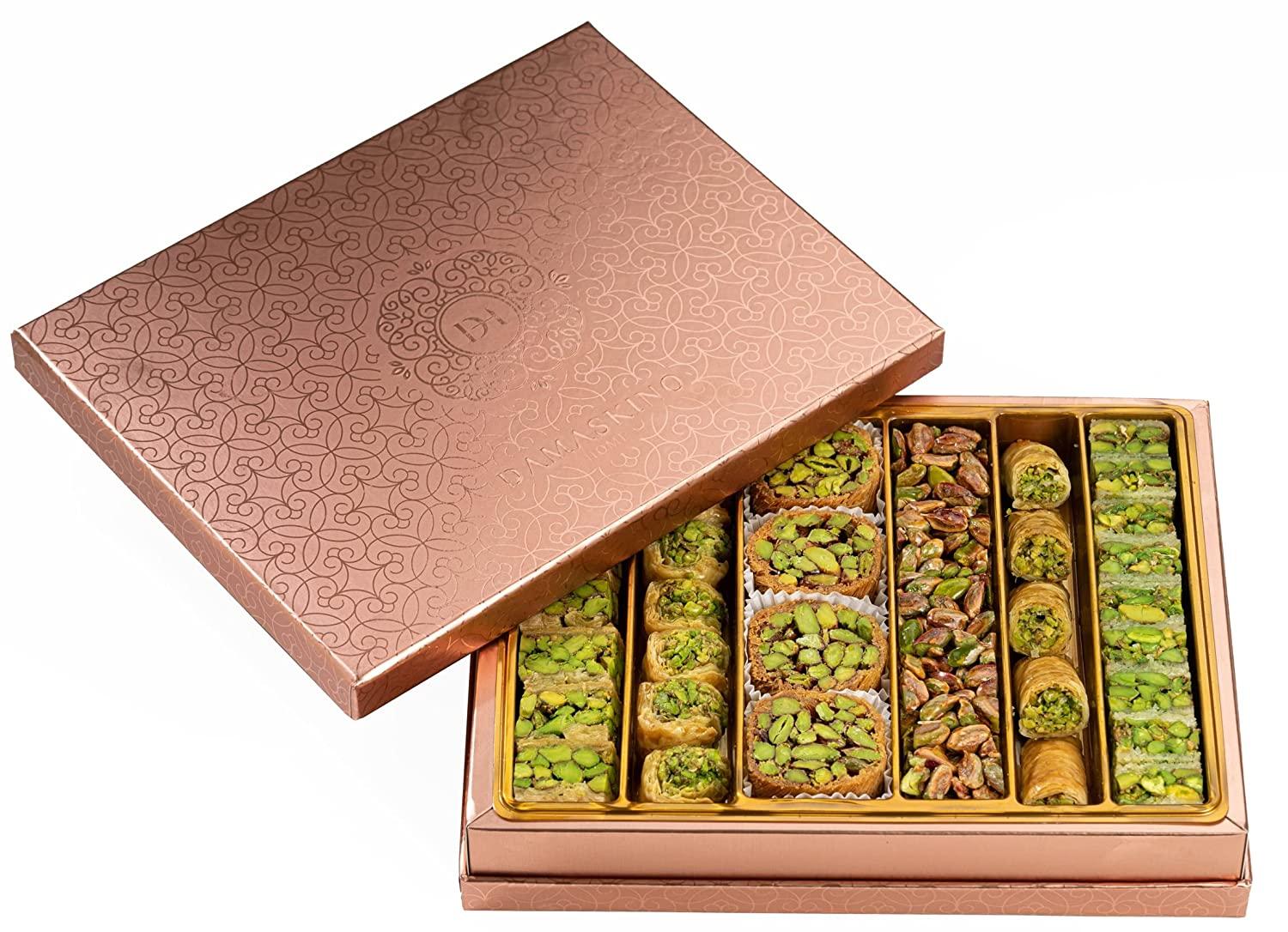 Damaskino Home Assorted Baklava 500G Premium Baklava Pastry with Real ...