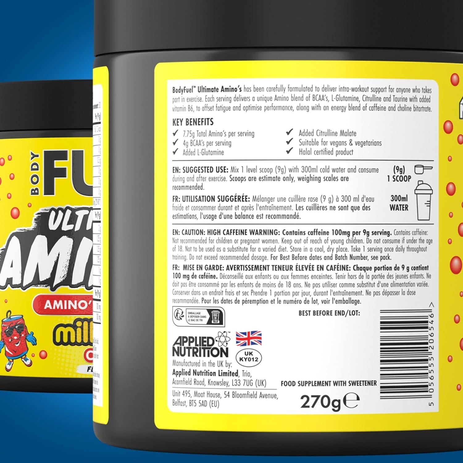 Applied Nutrition BodyFuel Amino's - EAA Essential Amino Acids ...