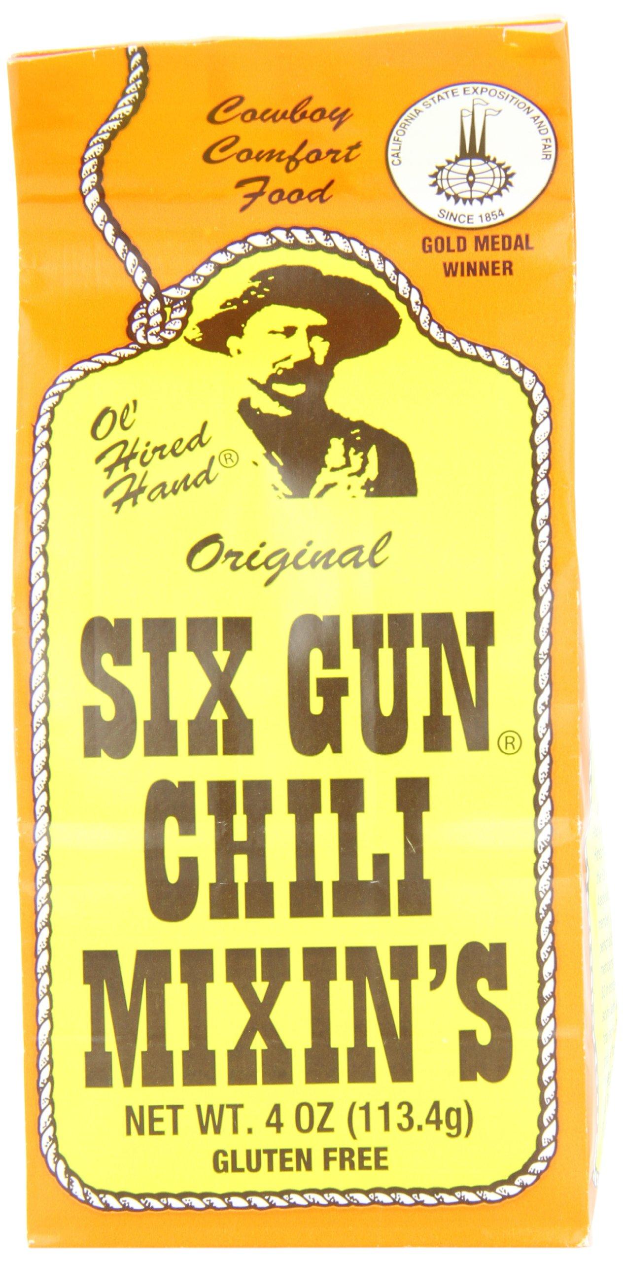 Six Gun Chili Mixin's - 4-Ounce Pack of 1