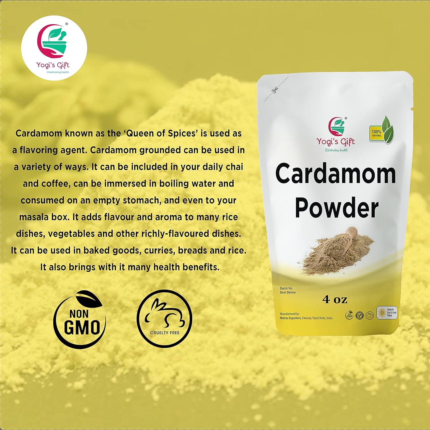 Cardamom powder 113 grams (4 Oz) | Fresh Aromatic and Flavourful ground ...
