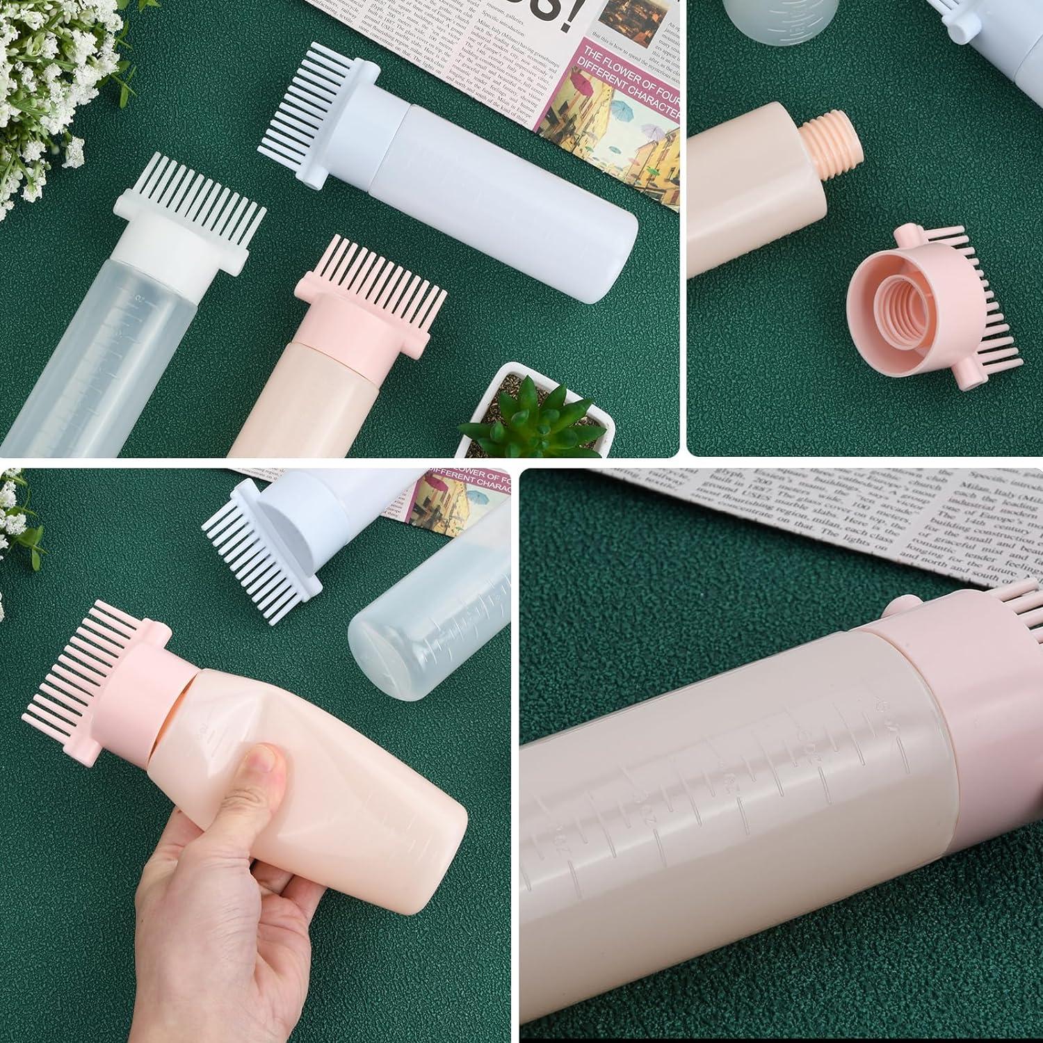 3 pieces Root Comb Applicator Bottle Applicator Bottle Comb Applicator ...
