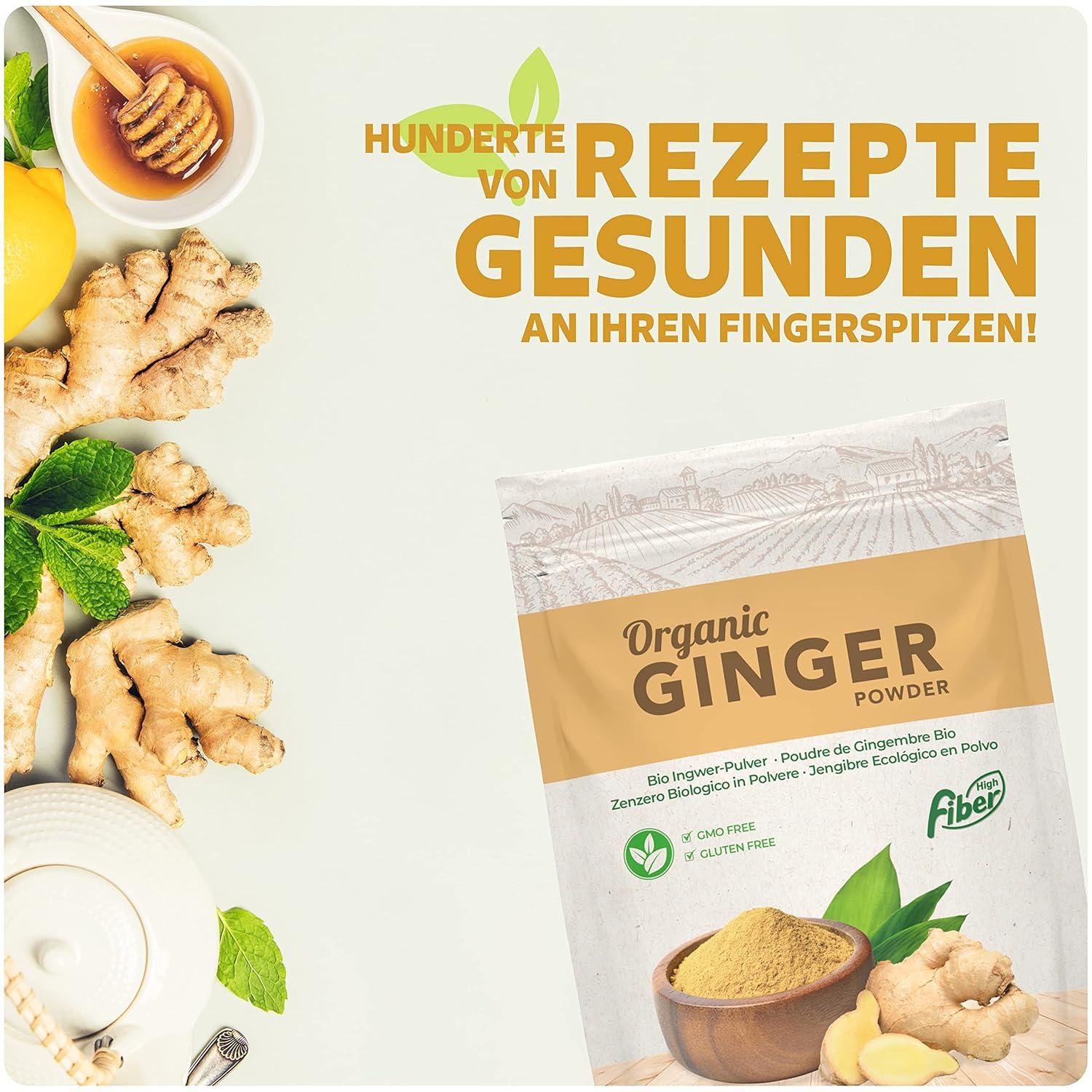 Nortembio 100g Biological Ginger Powder | 100% Natural Vegan Gluten ...