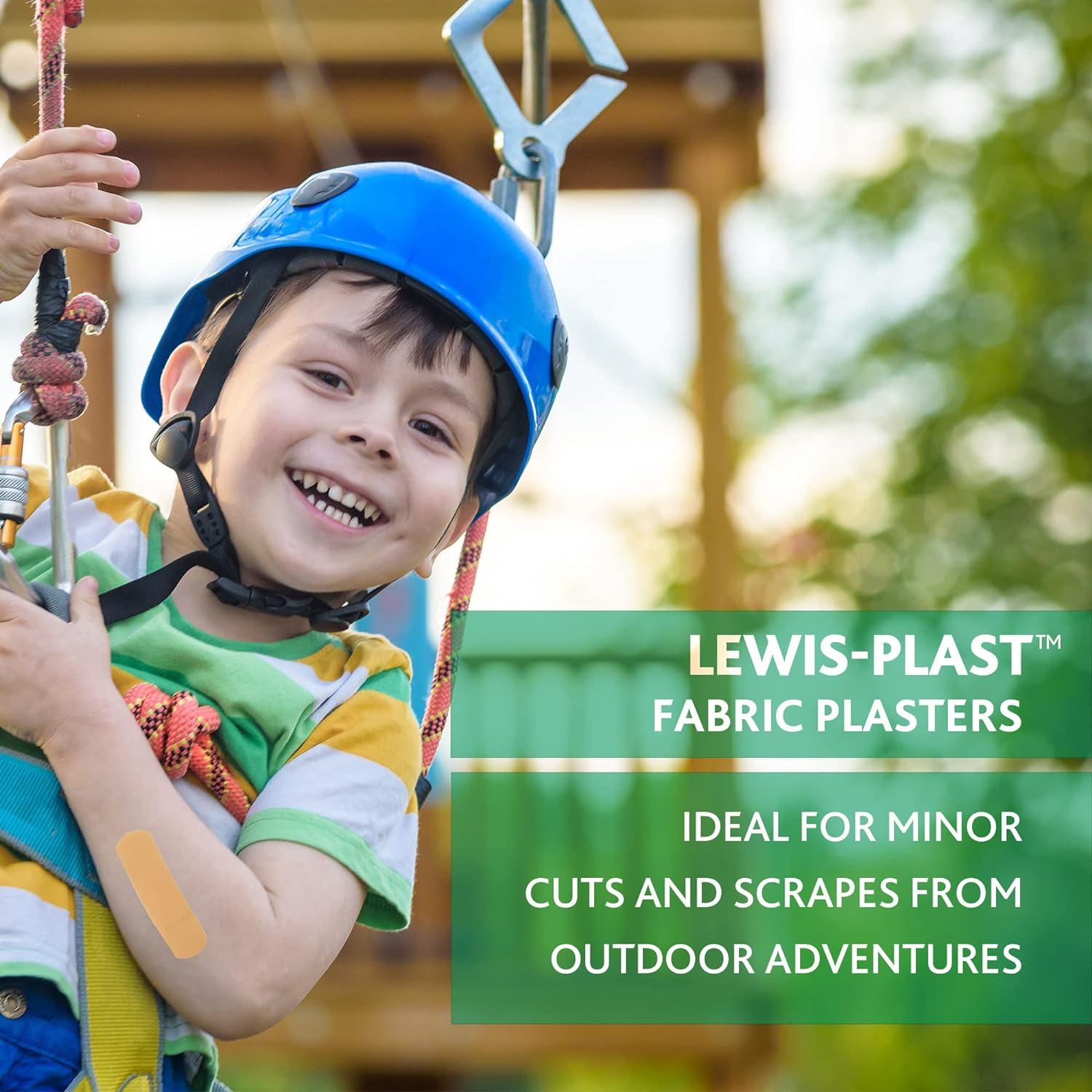 Lewis-Plast Premium Assorted Fabric Plasters - Box of 100 - Fast ...