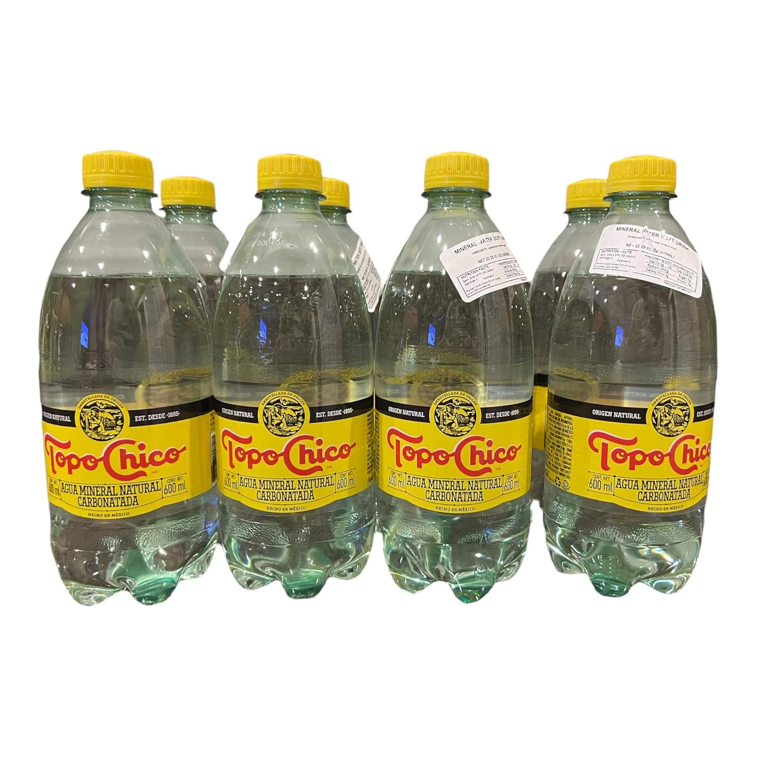 Topo Chico Mineral Water 20oz 8PK - Pack of 8, 160 Fl Oz total | Buy ...
