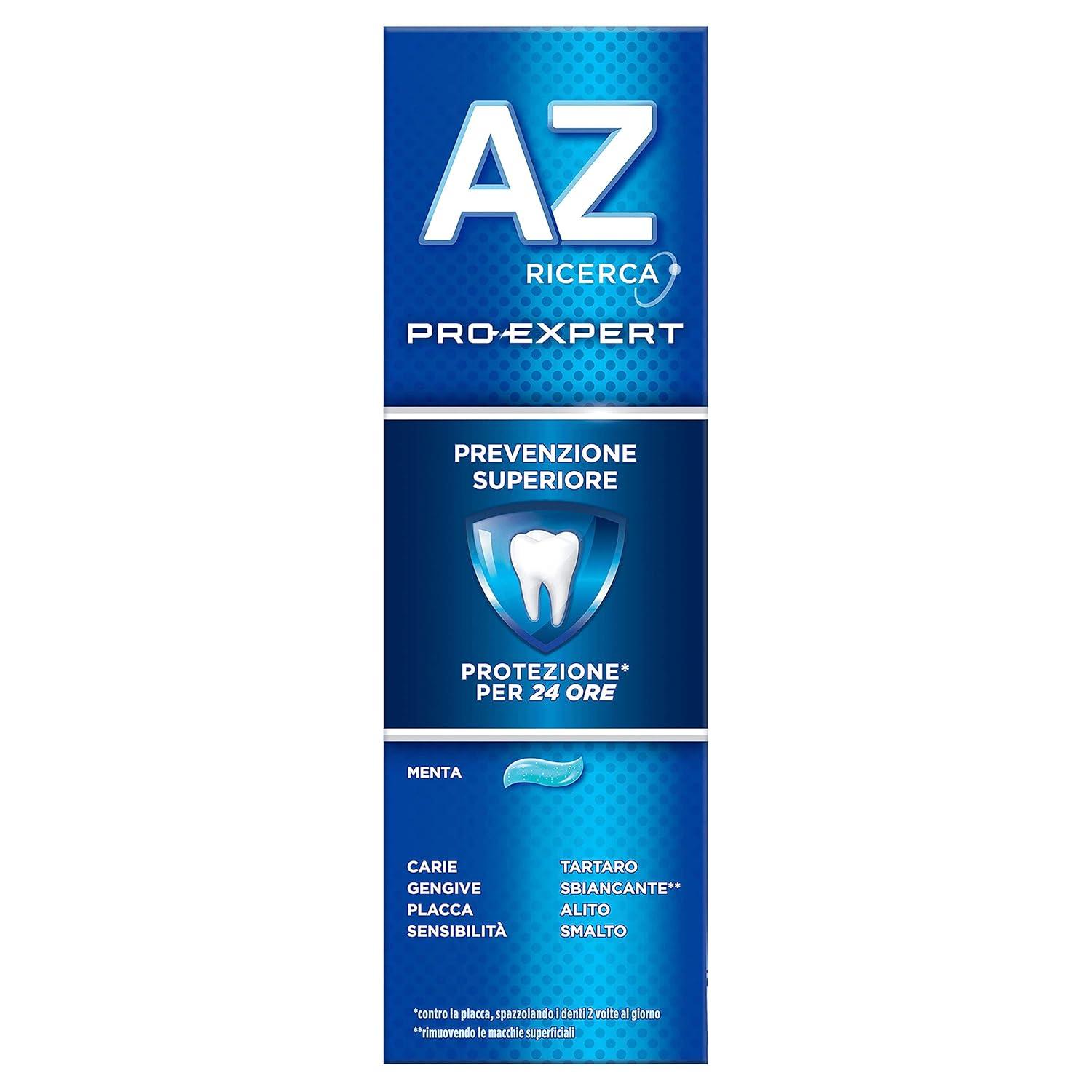 AZ Pro Expert Toothpaste - 24-Hour Plaque Protection & Superior Caries ...
