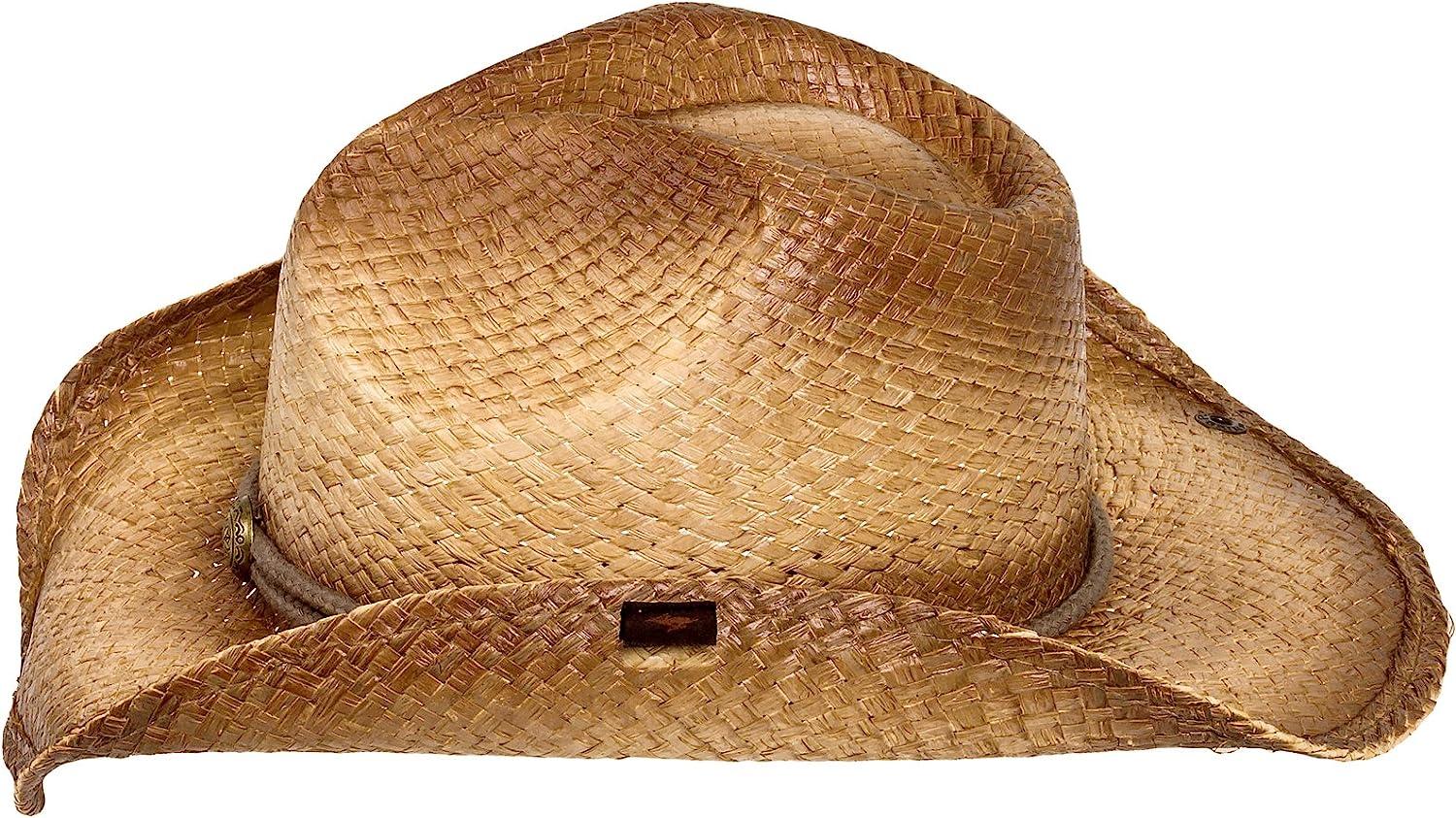 Peter Grimm Men's Ombre Straw Cowboy Hat - Round Up Style | Buy Now ...