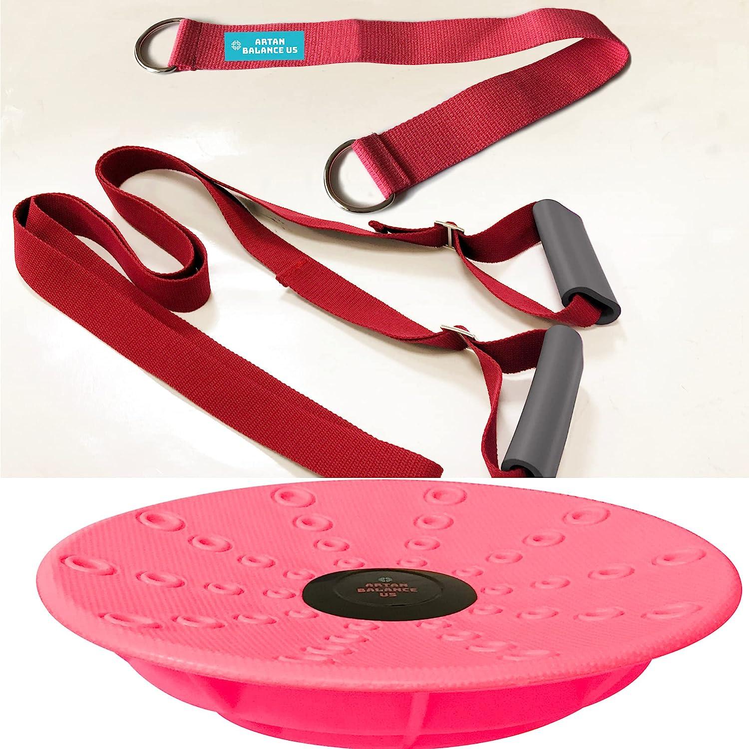 Leg Stretching Strap and Ballet Balance Board Set for Dance ...