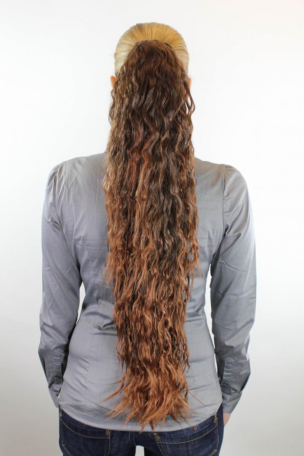 Insane Volume Very Long Curly Kinky Braid Ponytail - Mediterranean ...
