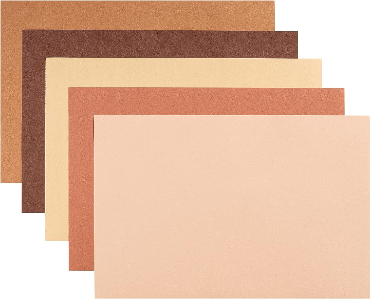 Prang Shades of Me Construction Paper - 5 Skin Tone Colors - 12x18 - 50 ...