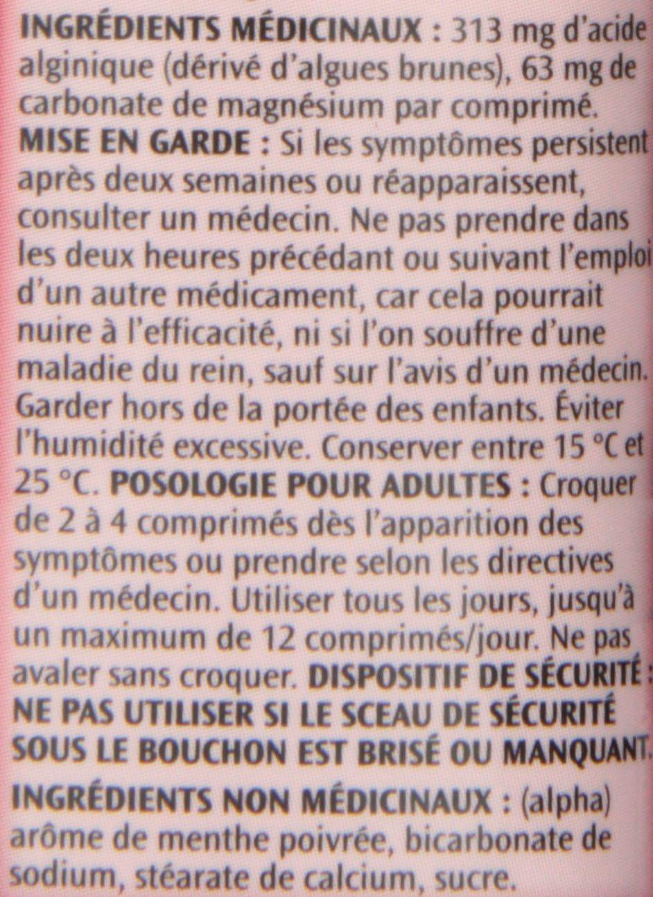 Gaviscon Extra Strength Peppermint Tablets - 60 Count | Fast Heartburn ...