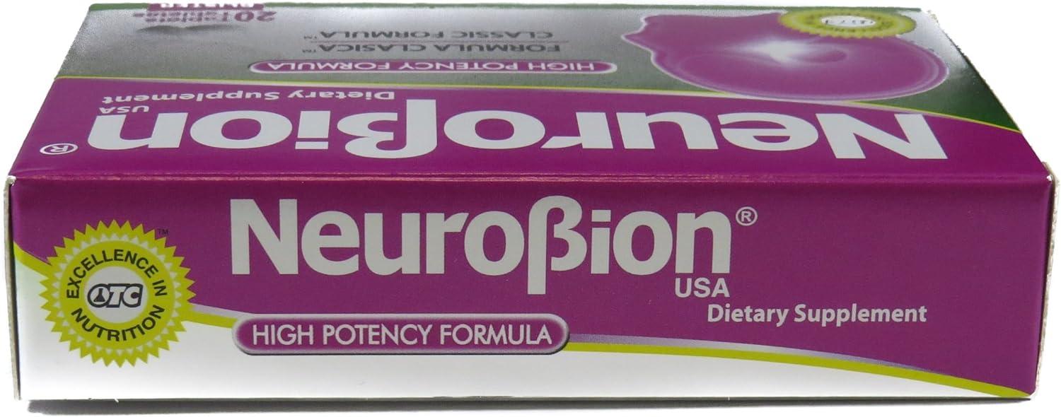 Neurobion Classic 20 Tablets Vitamin B Energy Booster - Formula Clasica