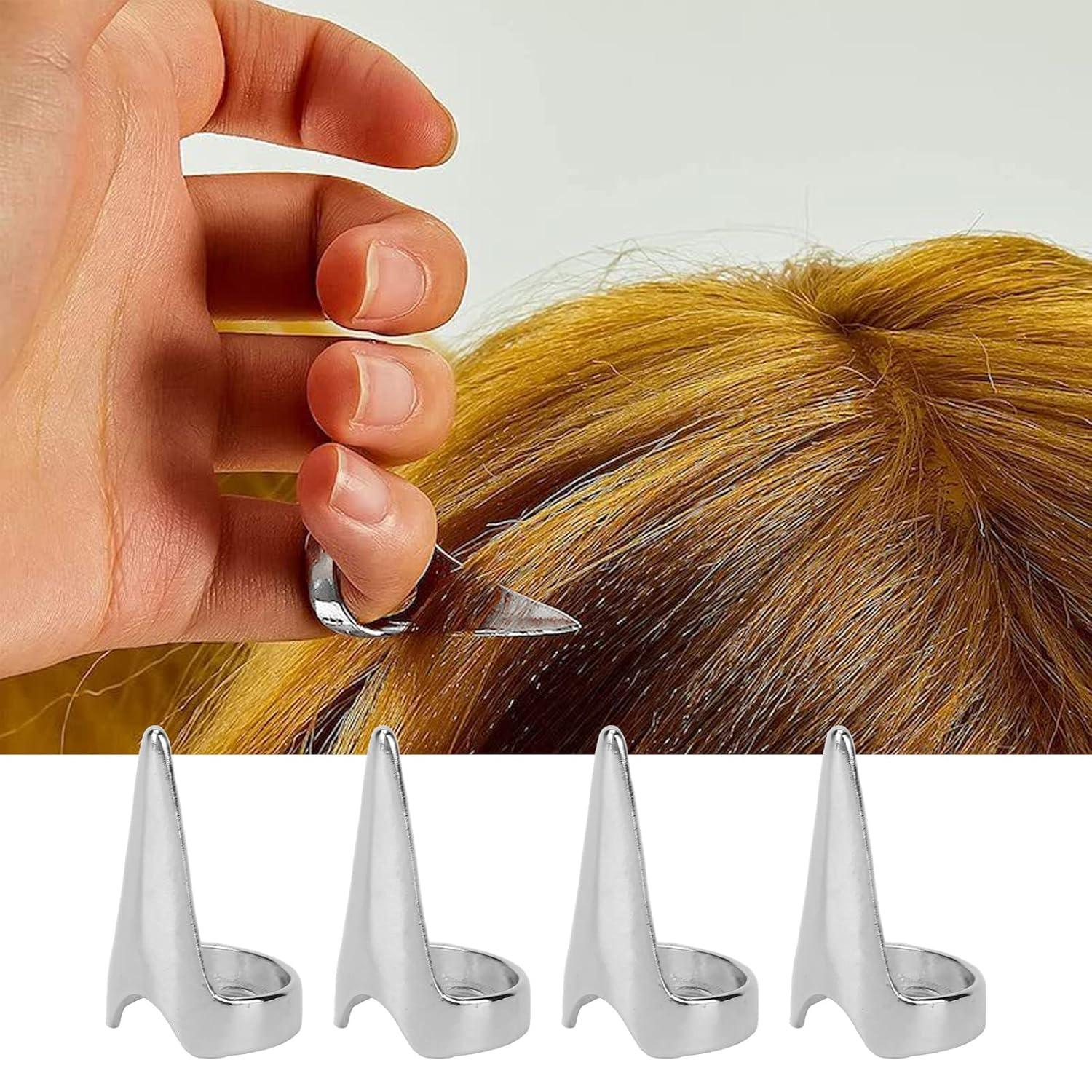 10-Piece Hair Cutting Tools Set | Metal Hair Separating Rings for ...