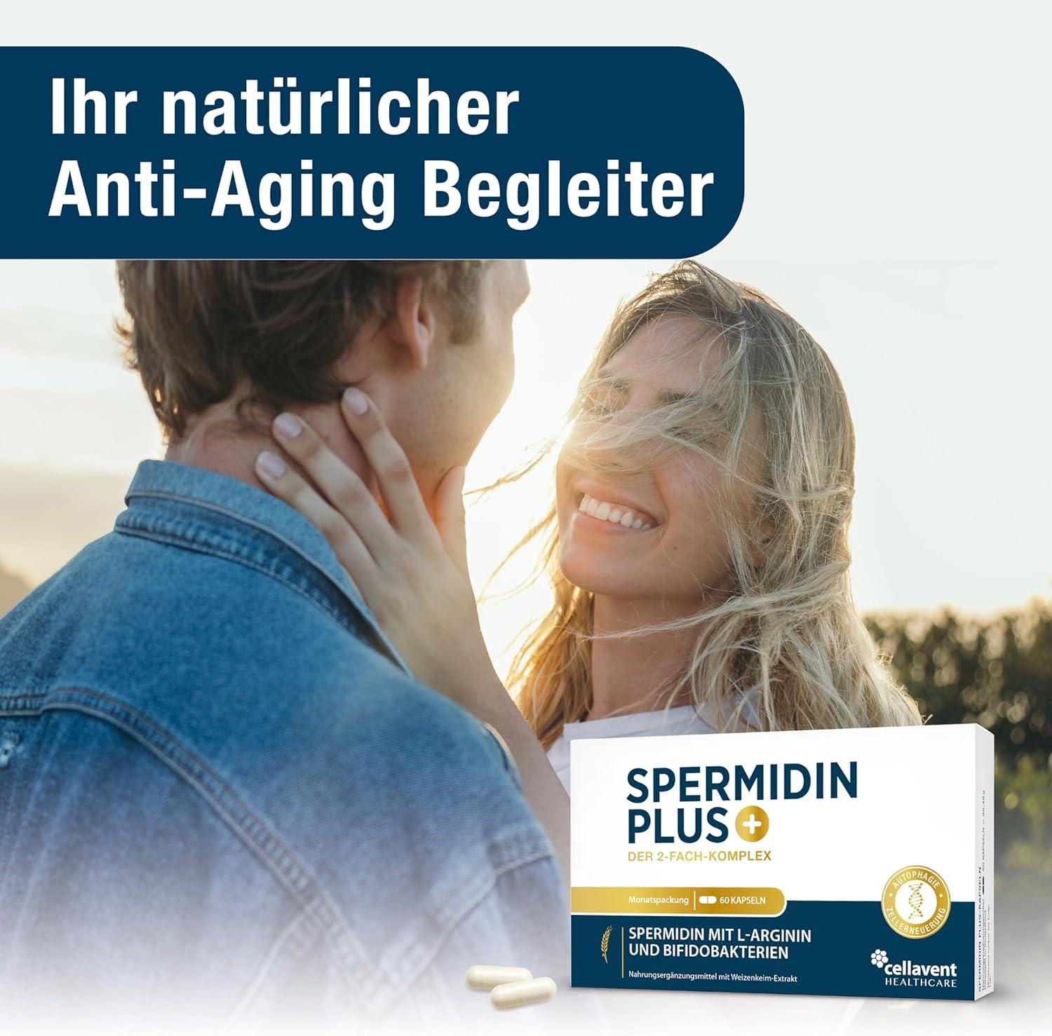 Spermidine Capsules with Wheat Germ Extract L-Arginine & Bifidobacteria ...