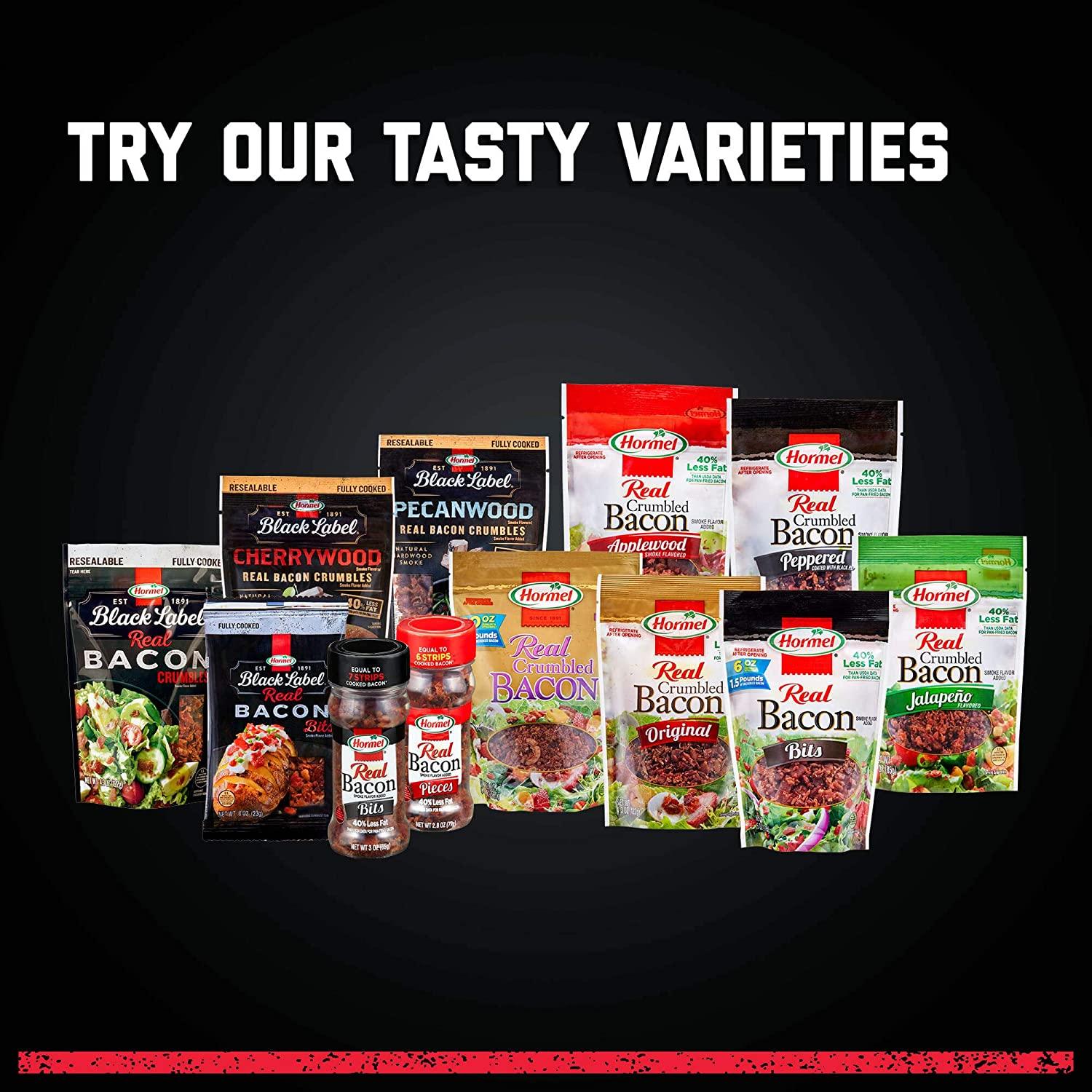 HORMEL Real Peppered Bacon Crumbles 3 oz Pouch (Pack of 8) | Buy Now ...