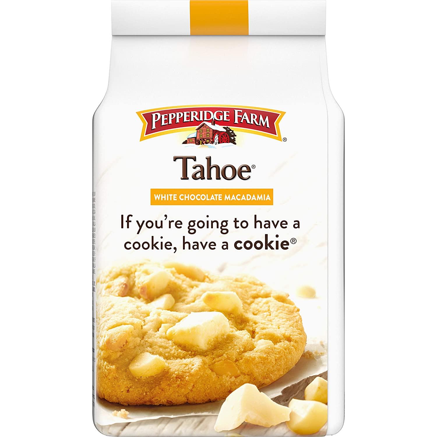 Pepperidge Farm Tahoe White Chocolate Macadamia Cookies 7.2 oz ...