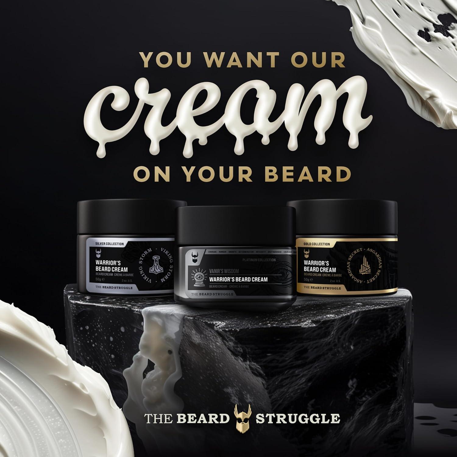 Beard Cream for Men - Itch Relief & Moisturizer | Beard Struggle ...