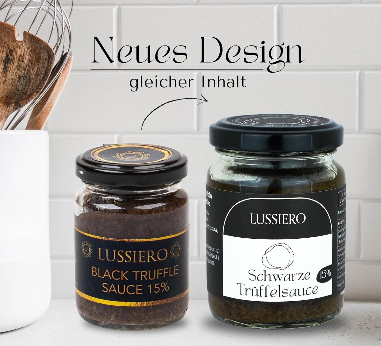 Pack of 6 Lussiero Premium Truffle Sauce - 15% Real Black Summer ...