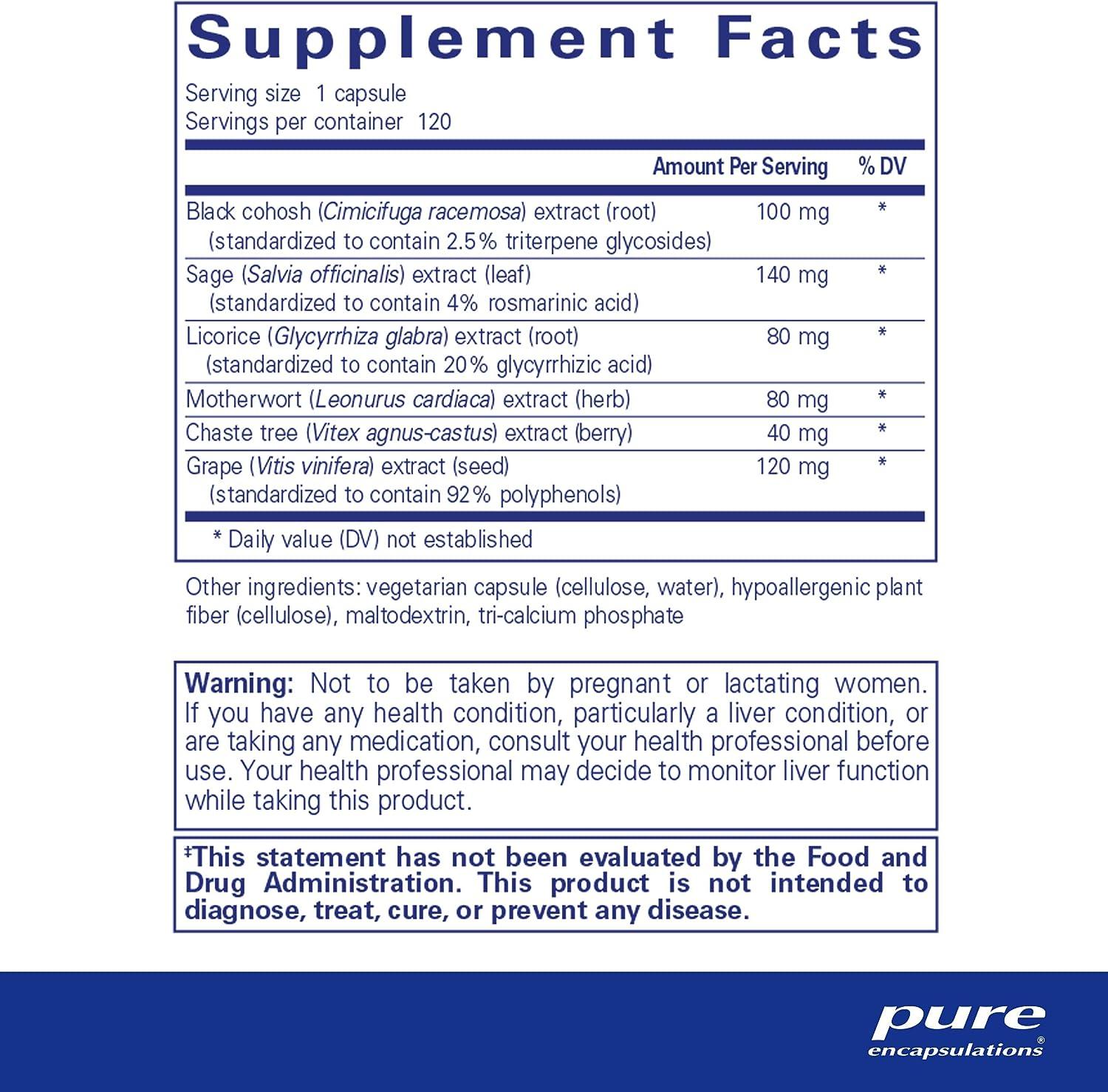 Pure Encapsulations PhytoBalance II - Hormonal Balance Support | 120 ...