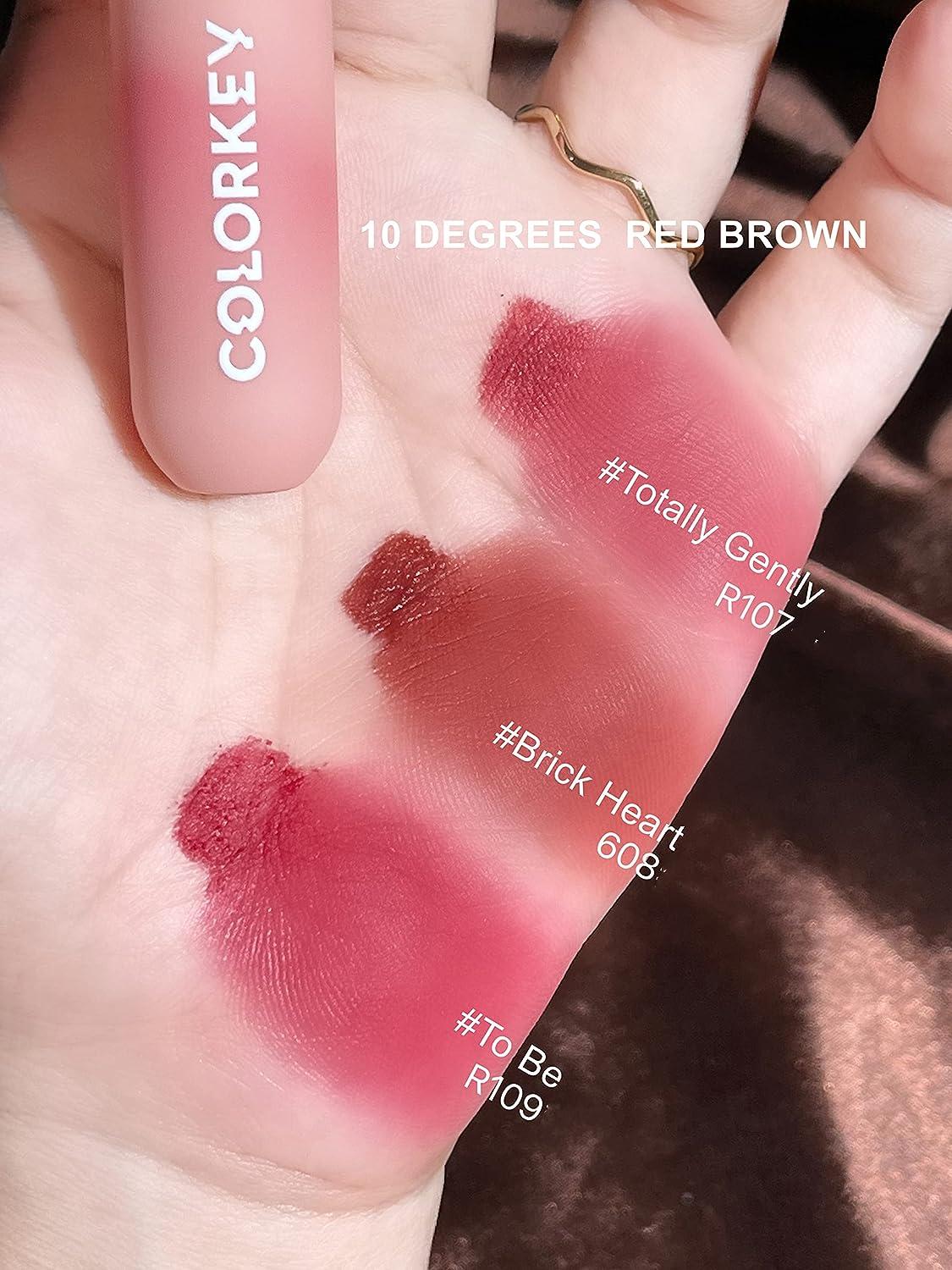 COLORKEY Velvety Mousse Fluffy Lip Mud - Sunset Warm Colors | Long ...