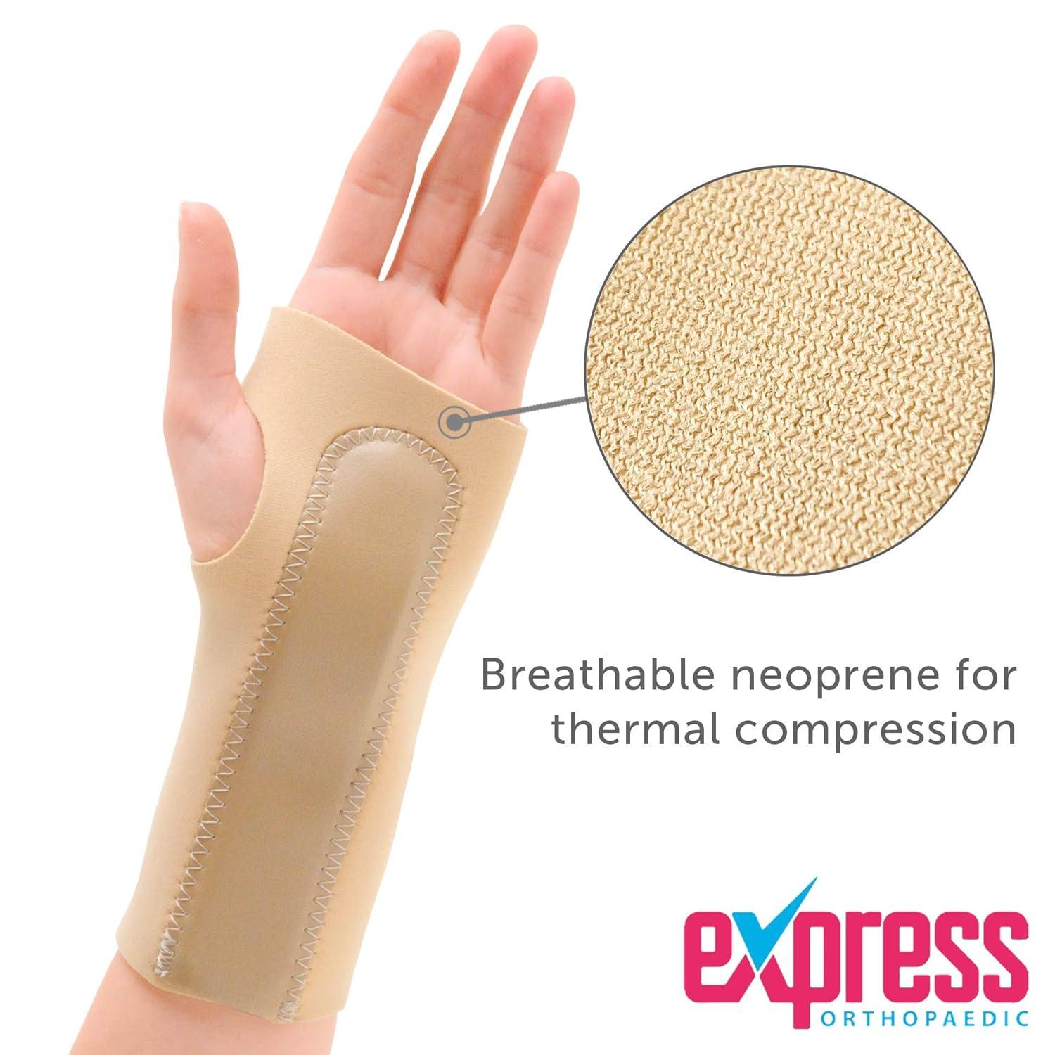 Medically Approved Neoprene Wrist Support Splint for Carpal Tunnel, RSI ...