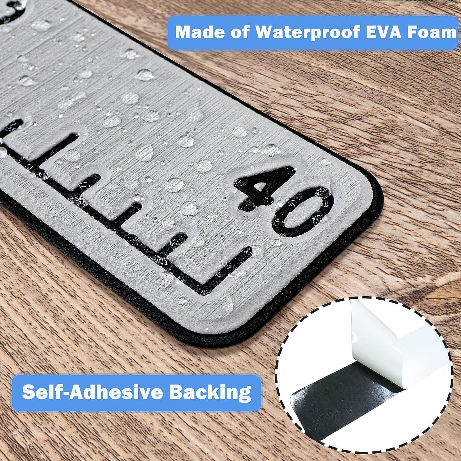 40in EVA Foam Fish Measuring Ruler with Self-Adhesive Backing - Fishing ...