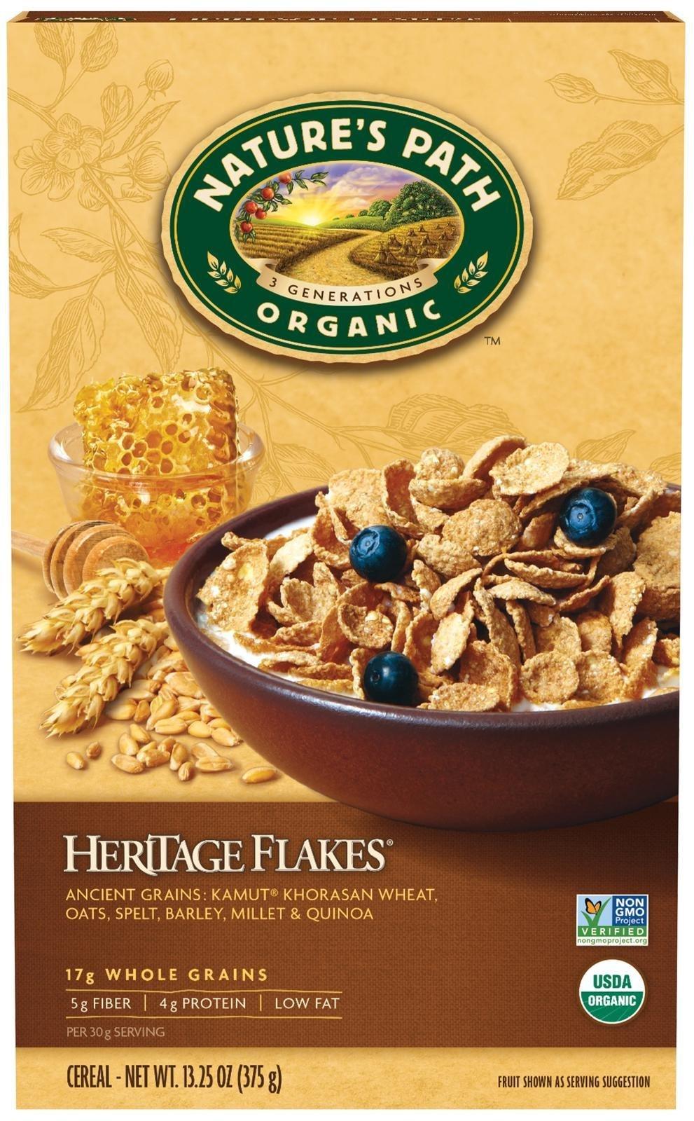 Nature's Path Organic Heritage Flakes Cereal - 13.25 oz | Whole Grains ...