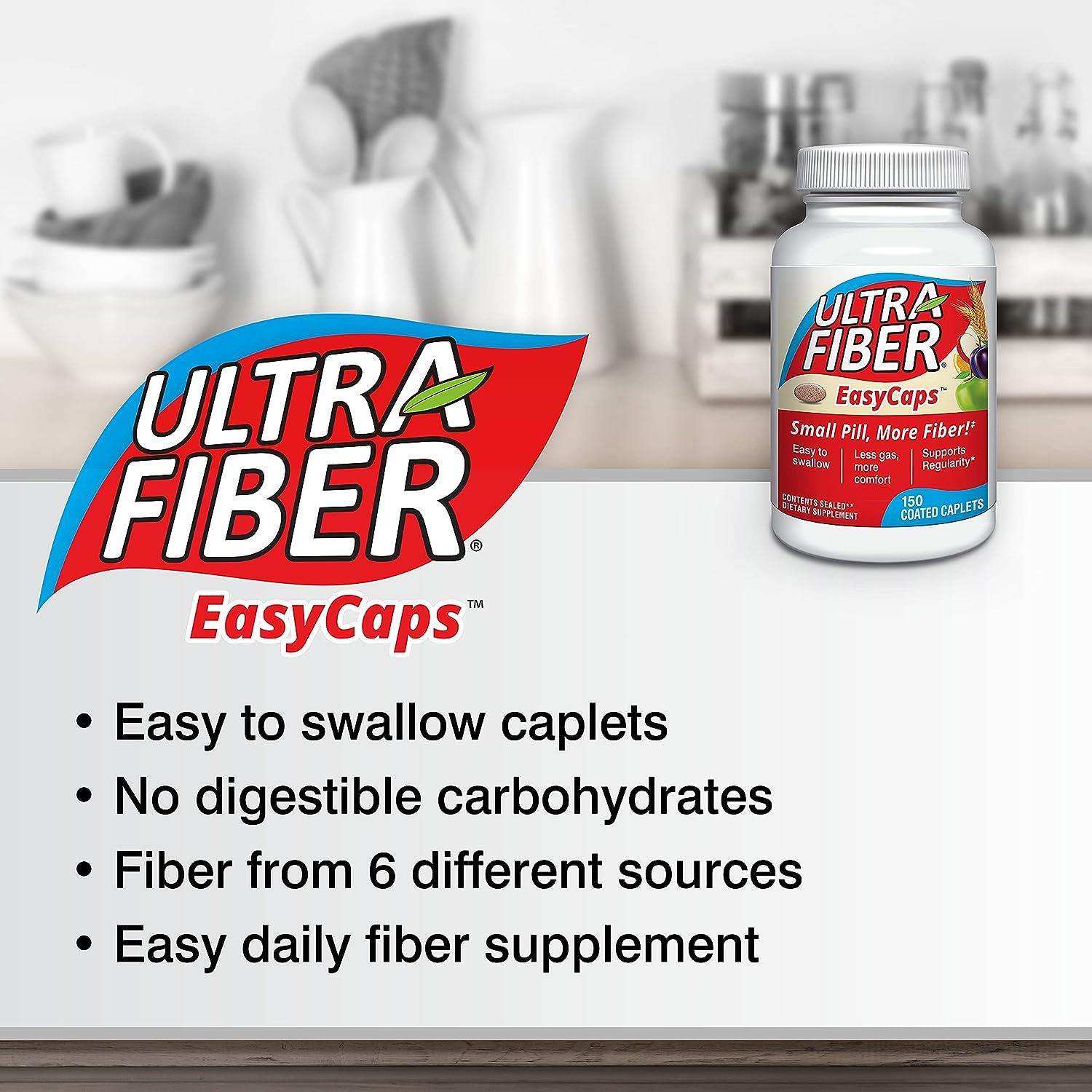 Ultra-Fiber Caplets - High Fiber Support for Regularity - 150ct | Buy ...