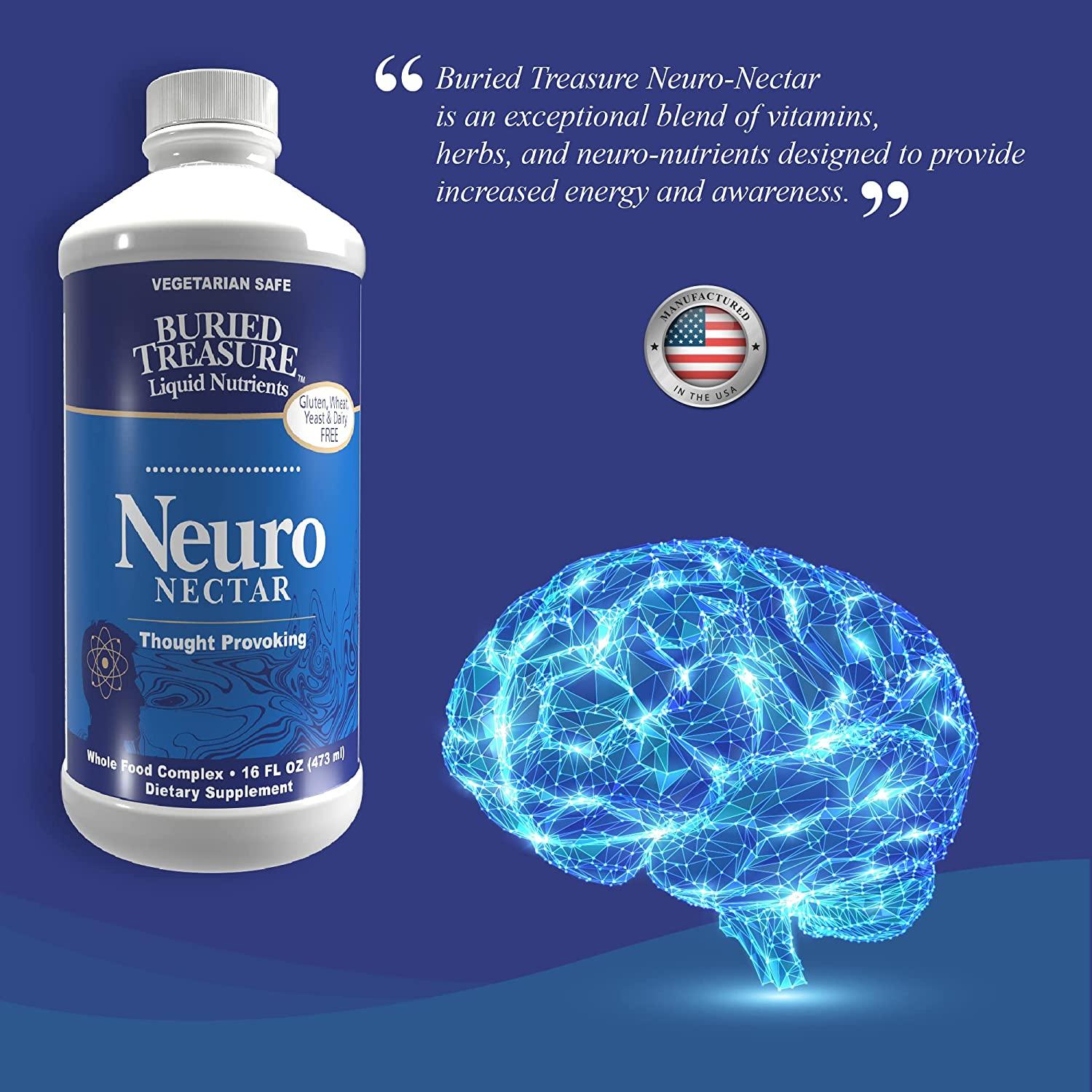 Buried Treasure Neuro Nectar - Memory & Focus Supplement | 16 oz
