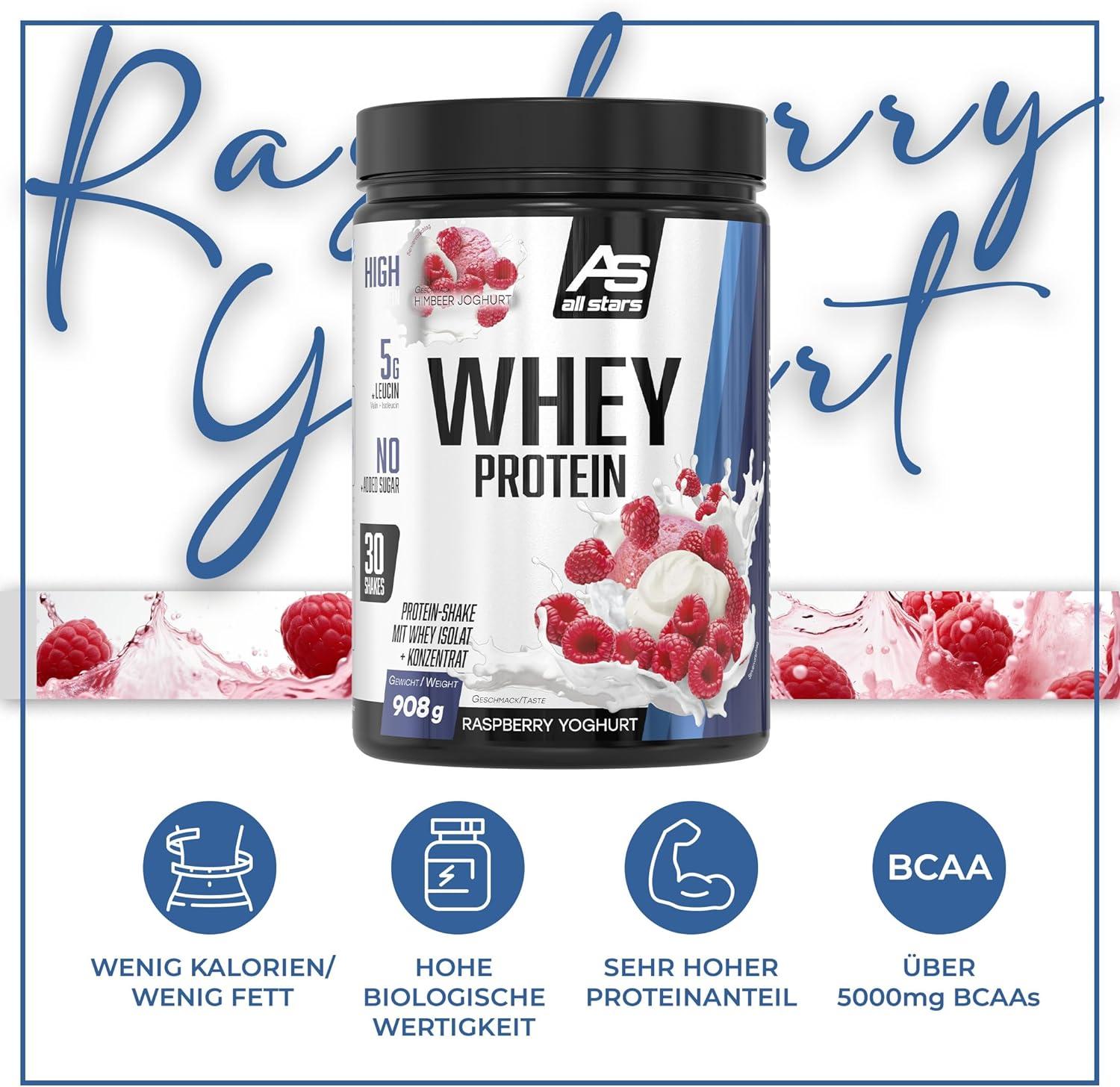 All Stars 100% Whey Protein 908g - Delicious Low-Fat Protein Powder ...