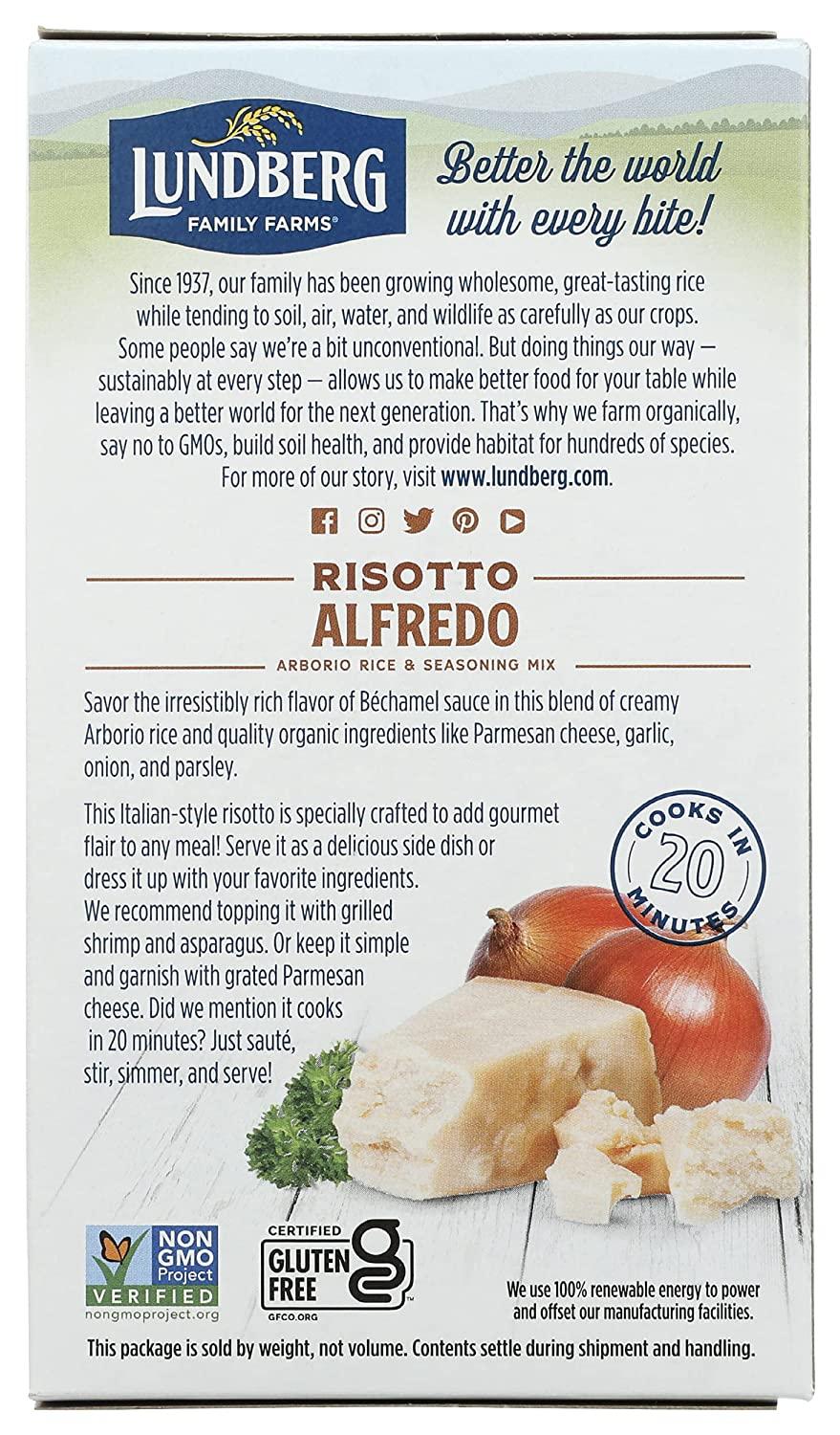 Lundberg Risotto Organic Alfredo 5.5 oz - Creamy and Delicious! | Buy ...