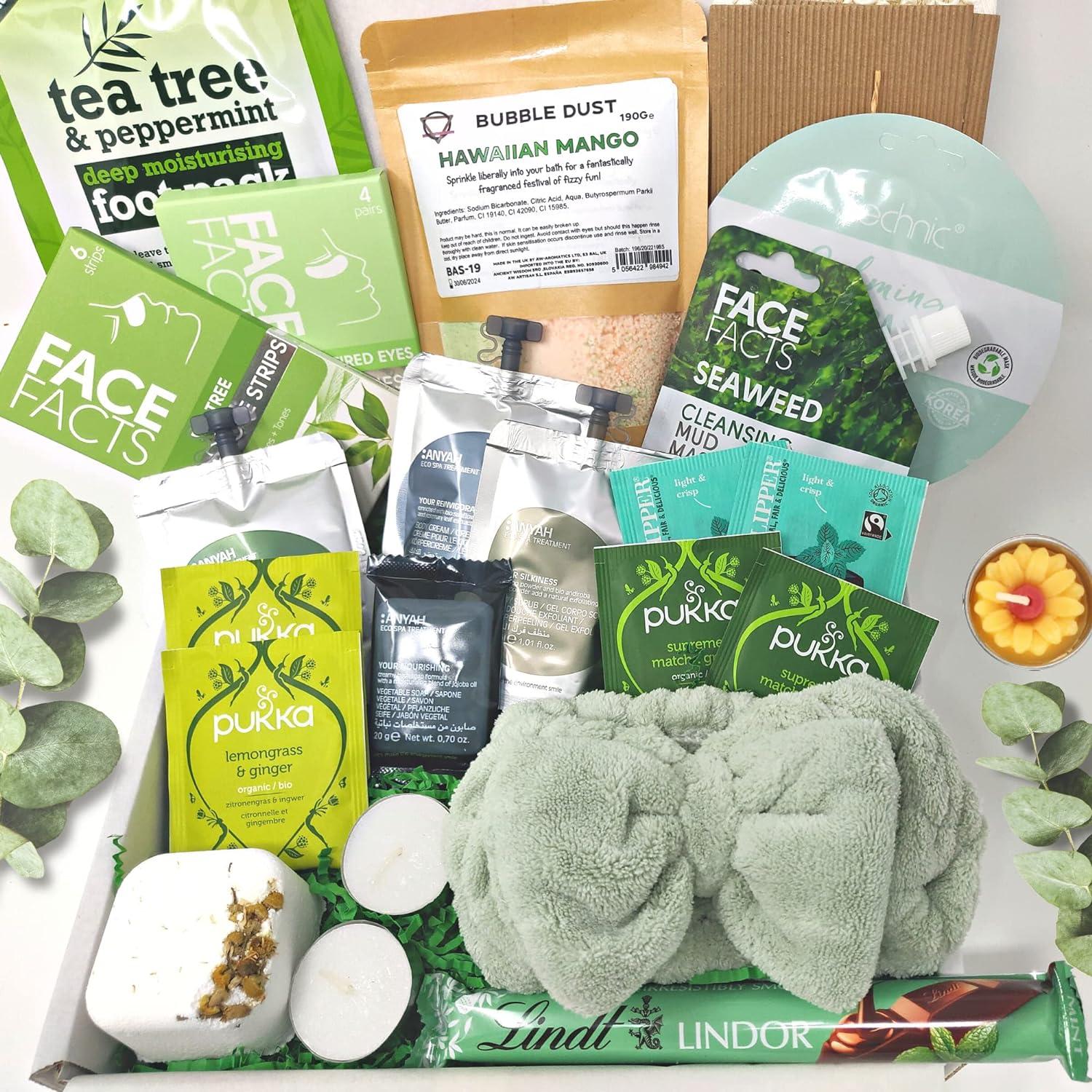 Deluxe Spa Day Self Care Gift Box - Birthday & Mother's Day Pamper ...