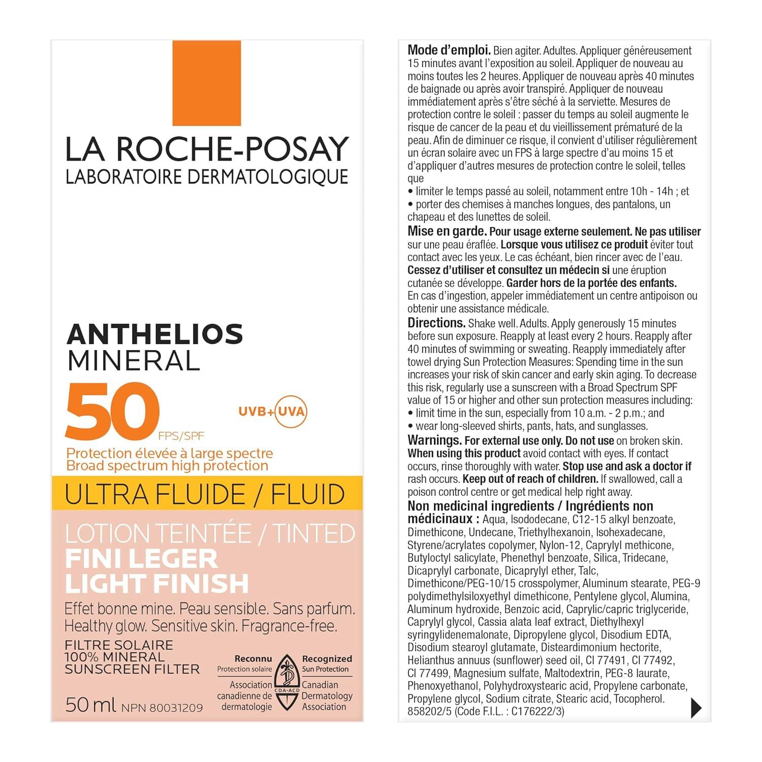 La Roche-Posay Anthelios Face Sunscreen & BUNDLE Broad Spectrum UVA-UVB ...