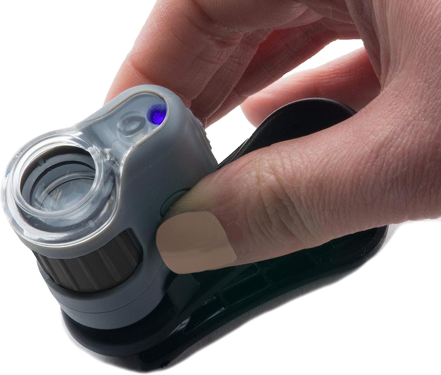 Carson MicroMini 20x LED Lighted Pocket Microscope with Built-in LED ...