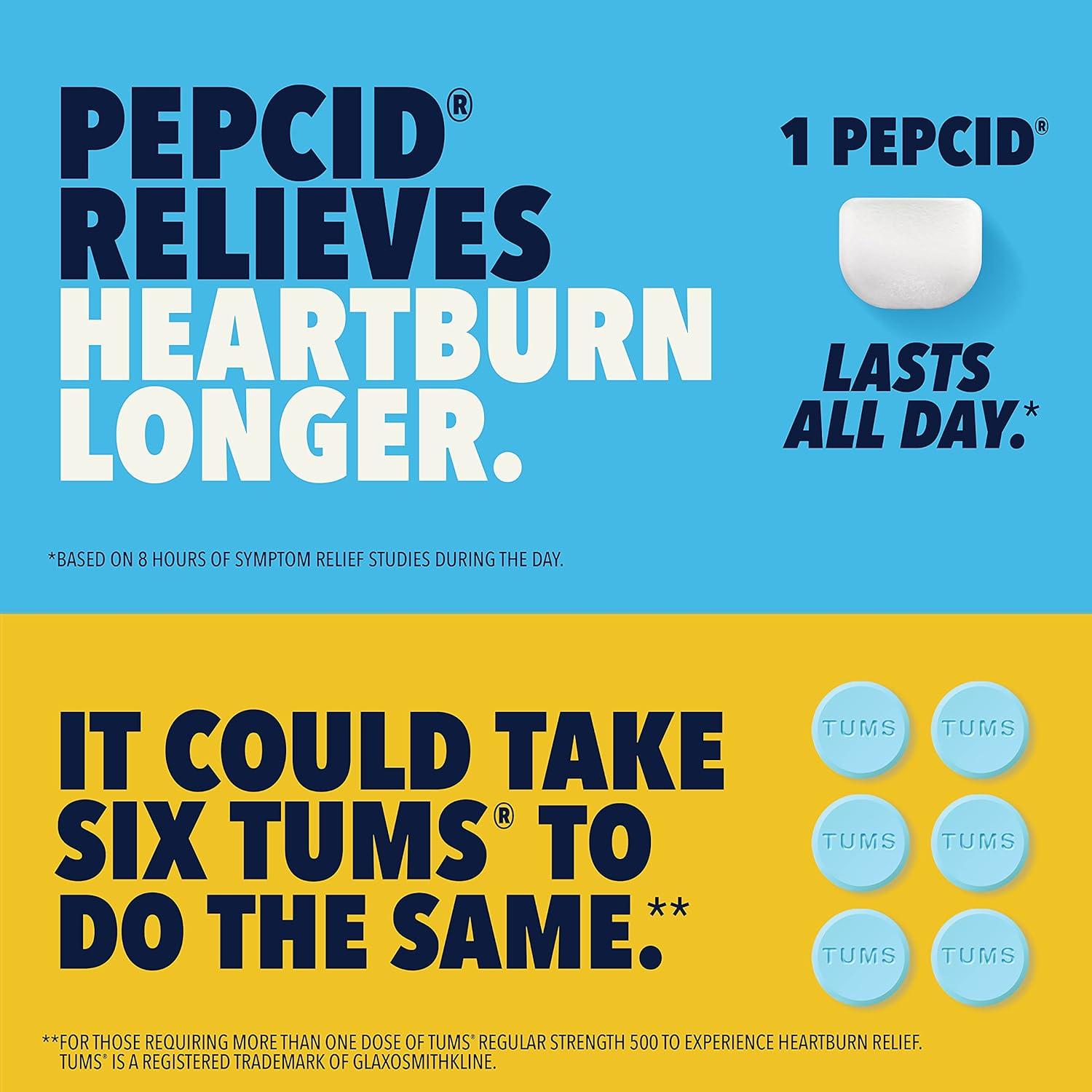 Pepcid AC Original Strength 10mg Famotidine - 90 ct - Heartburn ...