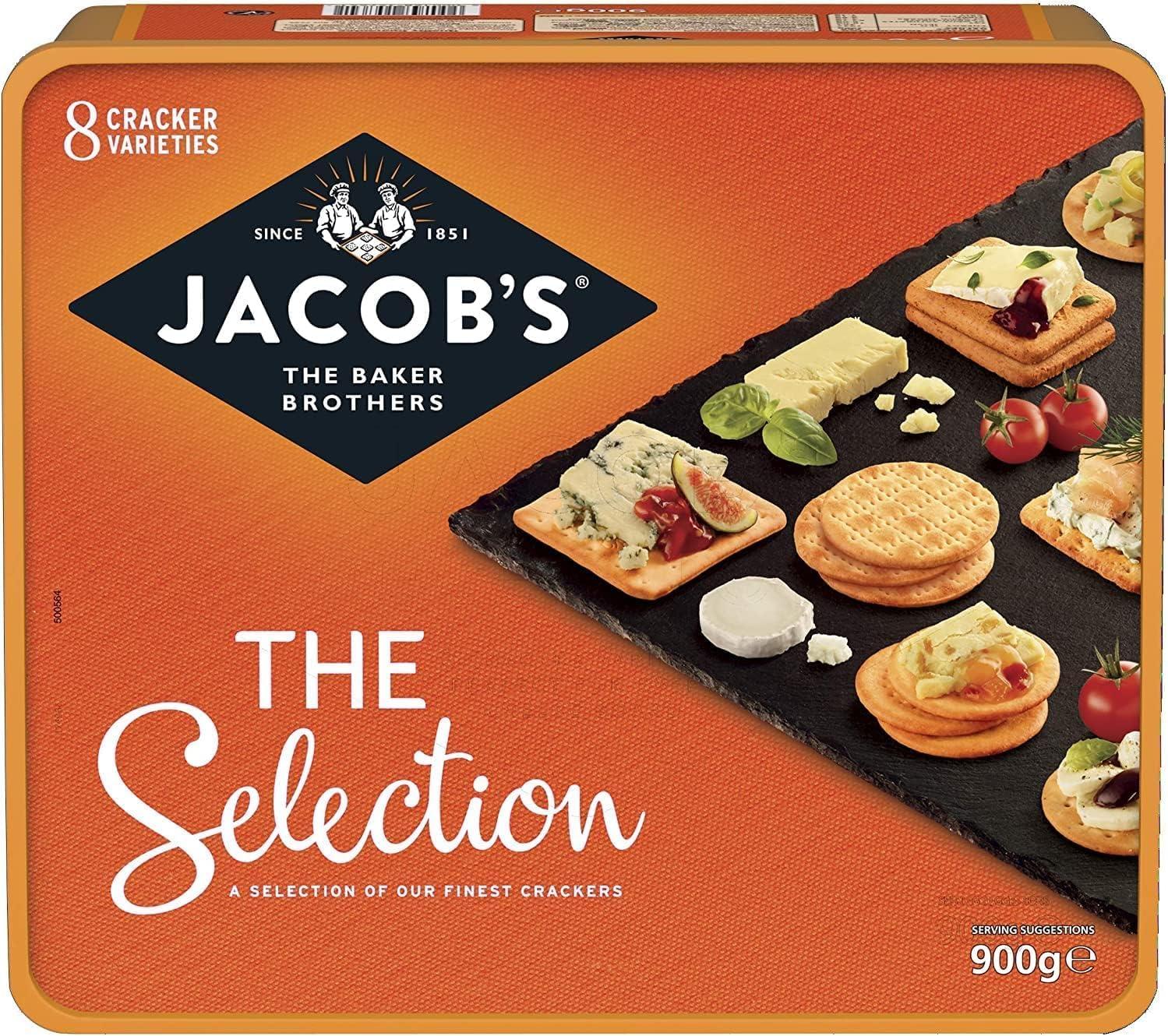 Jacob's Biscuits for Cheese Selection 900g - 8 Different Selection of ...
