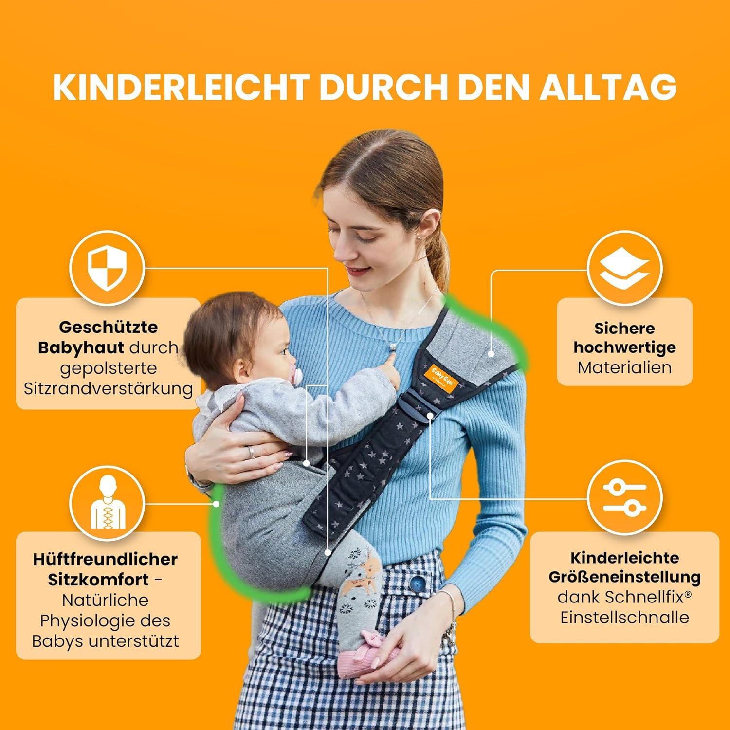 Gubby GuPs Ergonomic Baby Carrier V1.0 - Quick Inserts Hip Seat Design ...