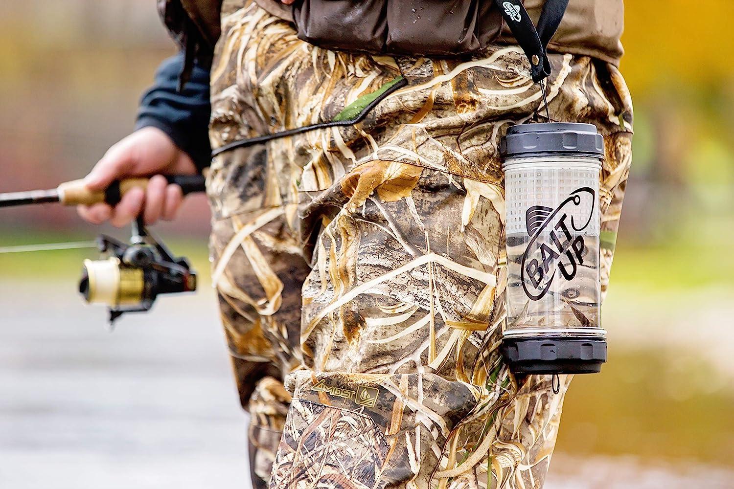 Clear Bait Up 20 Live Bait Container | Keep Bait Fresh | [Brand Name ...