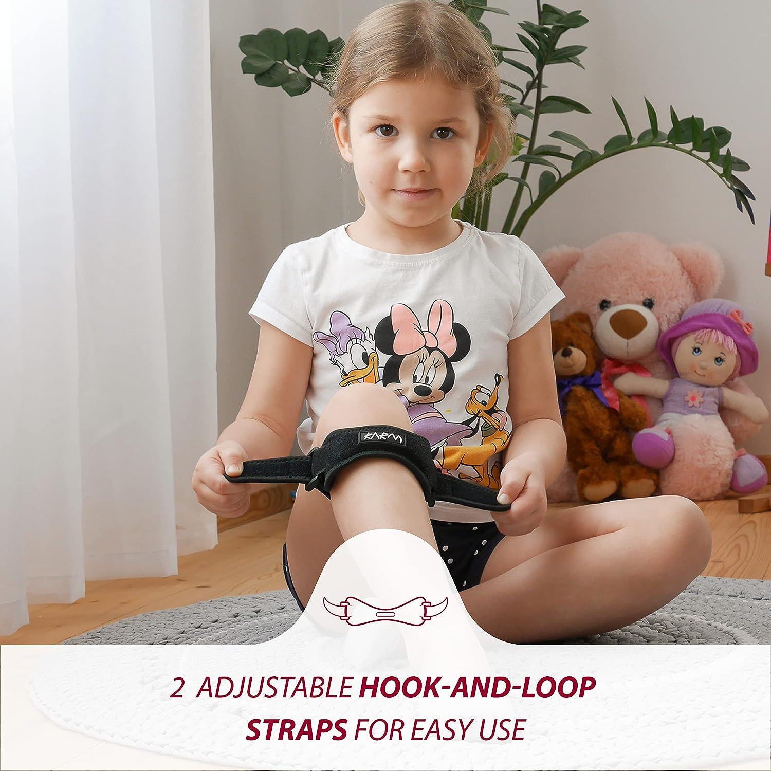 KARM Kids Osgood Schlatter Knee Brace - Adjustable Patella Strap for ...