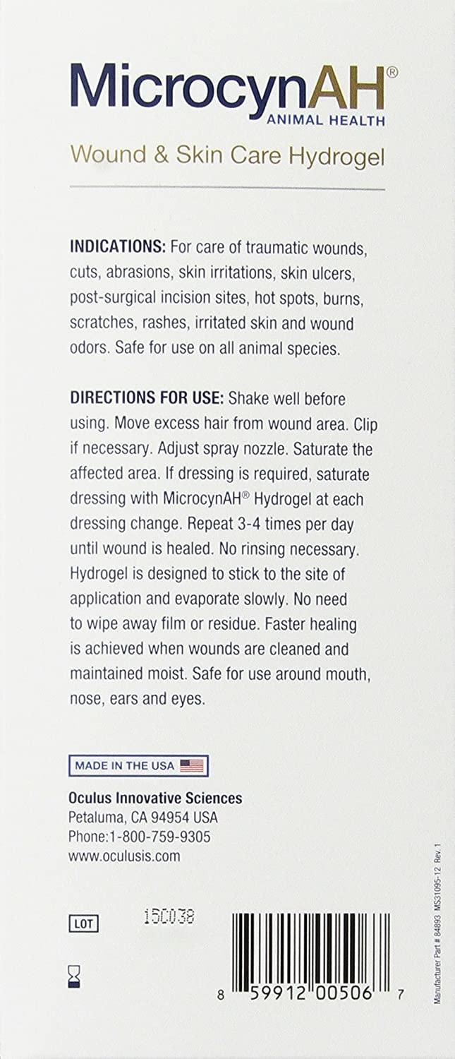 MicrocynAH Wound & Skin Care Sprayable Hydrogel 16oz | Buy Now with ...