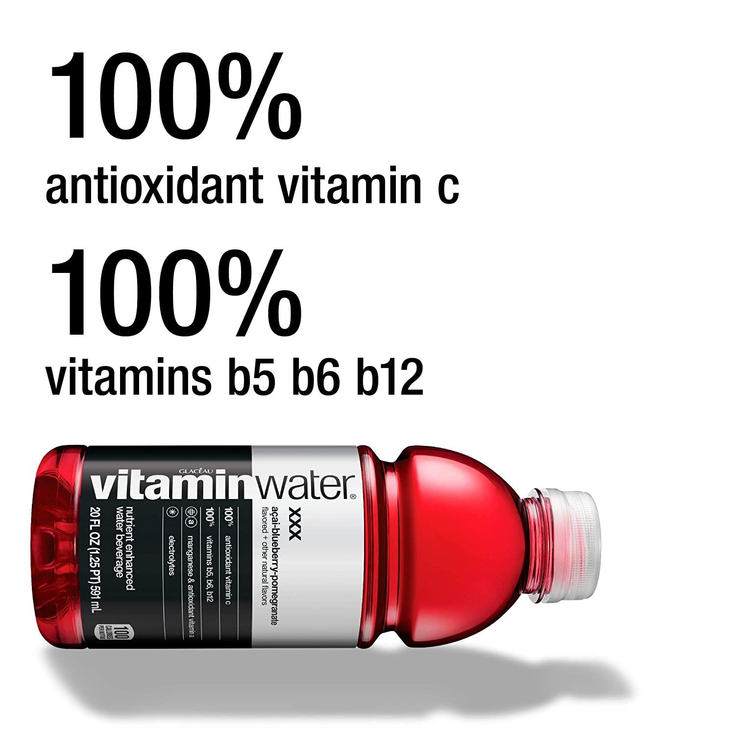 VitaminWater Variety Pack - 4 Flavors | Nutrient Enhanced Water with ...