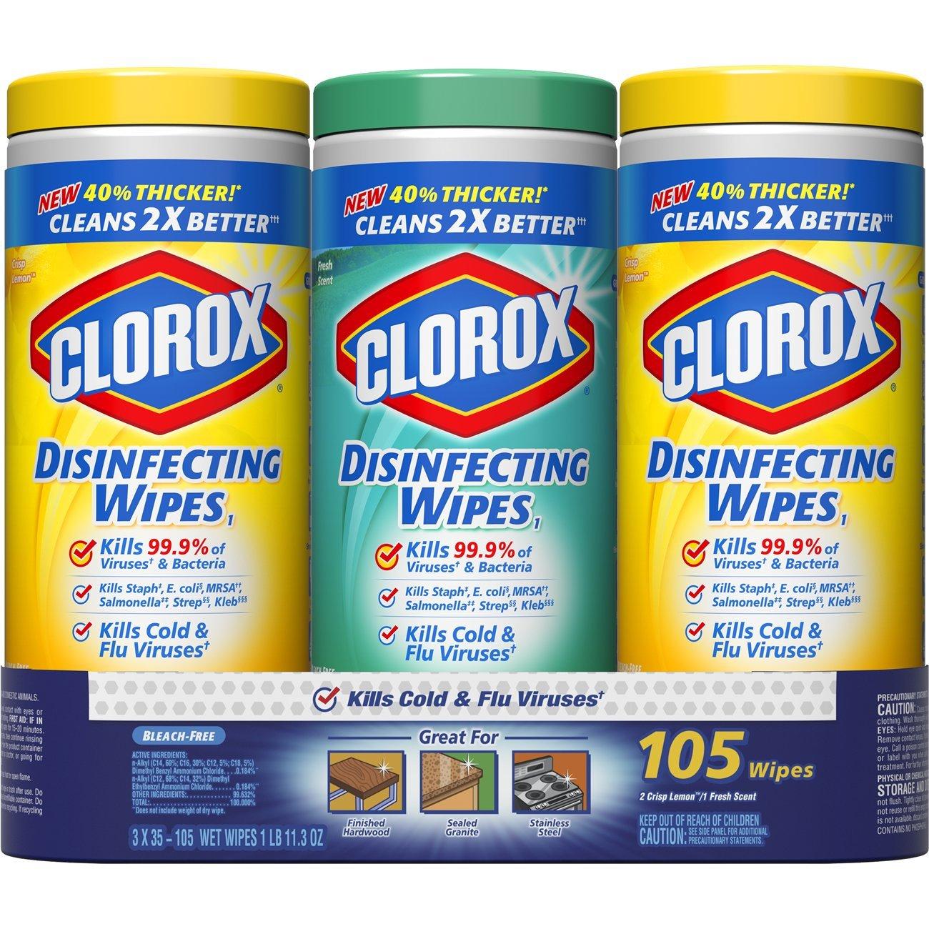 CloroxPro Disinfecting Antibacterial Wipes Value Pack Healthcare ...
