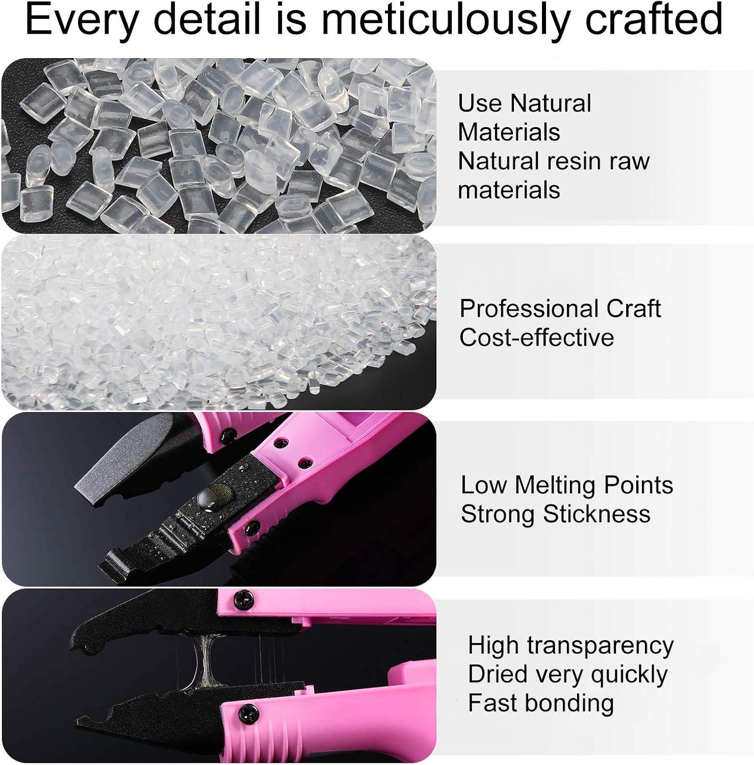 Hair Extension Keratin Glue Granules Strong Bond Multi-purpose Odorless ...