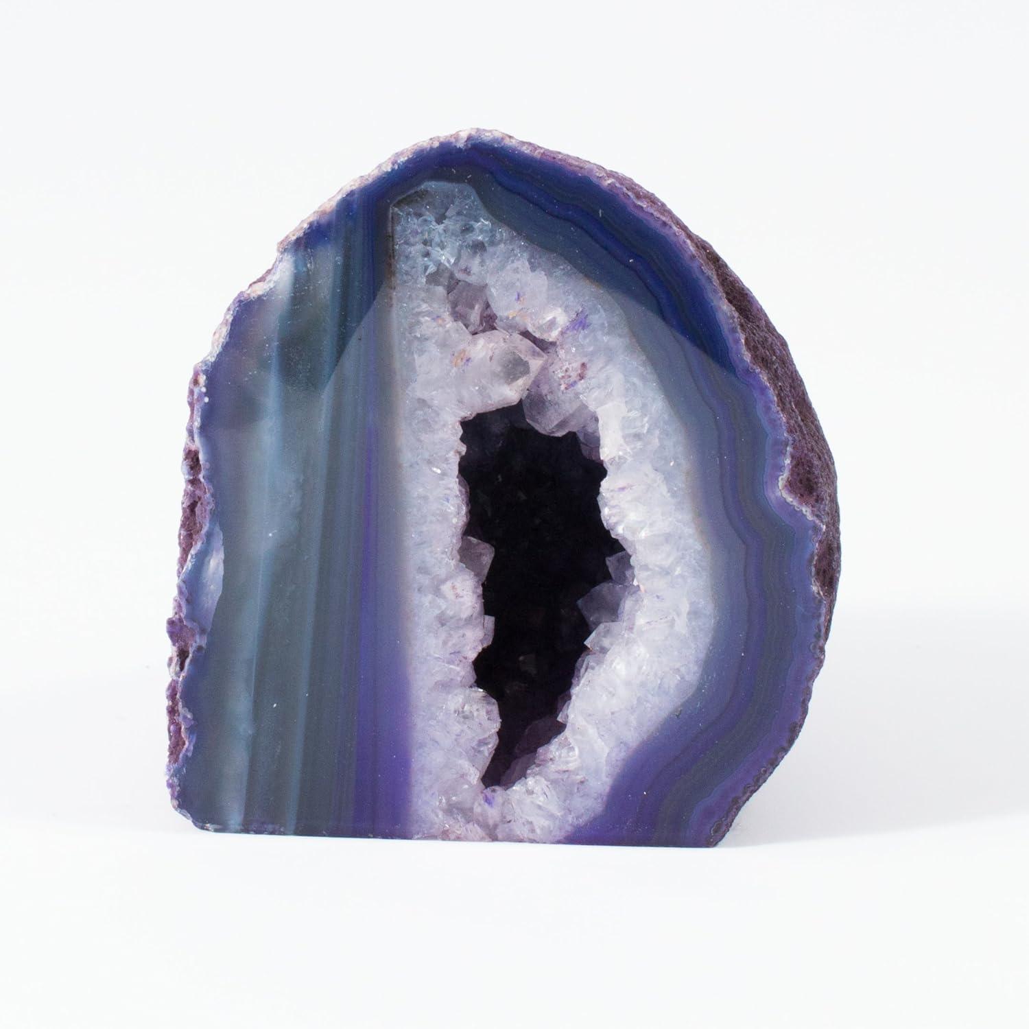 Natural Purple Agate Geode - Stunning Home Decor Accent | Buy Now with ...