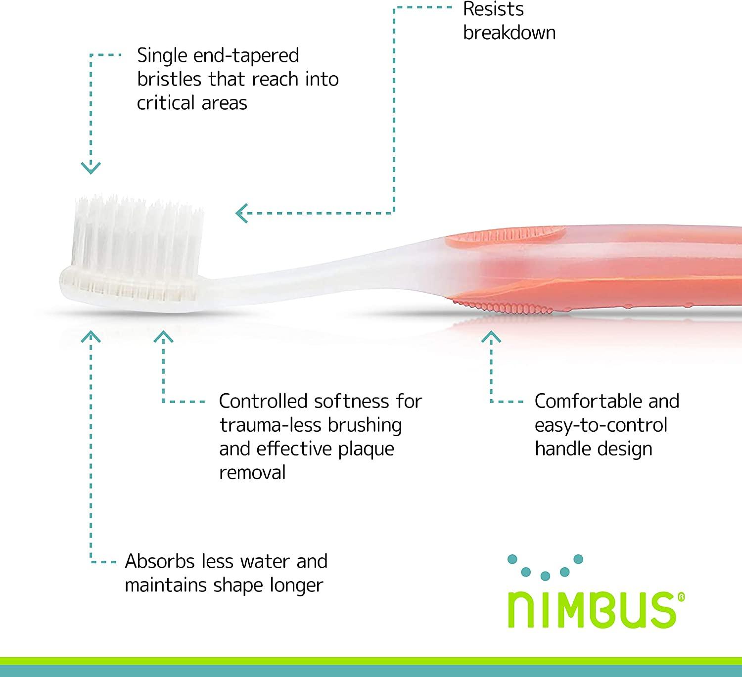 Nimbus NIMBY Kid's Extra Soft Toothbrushes for Sensitive Teeth ...