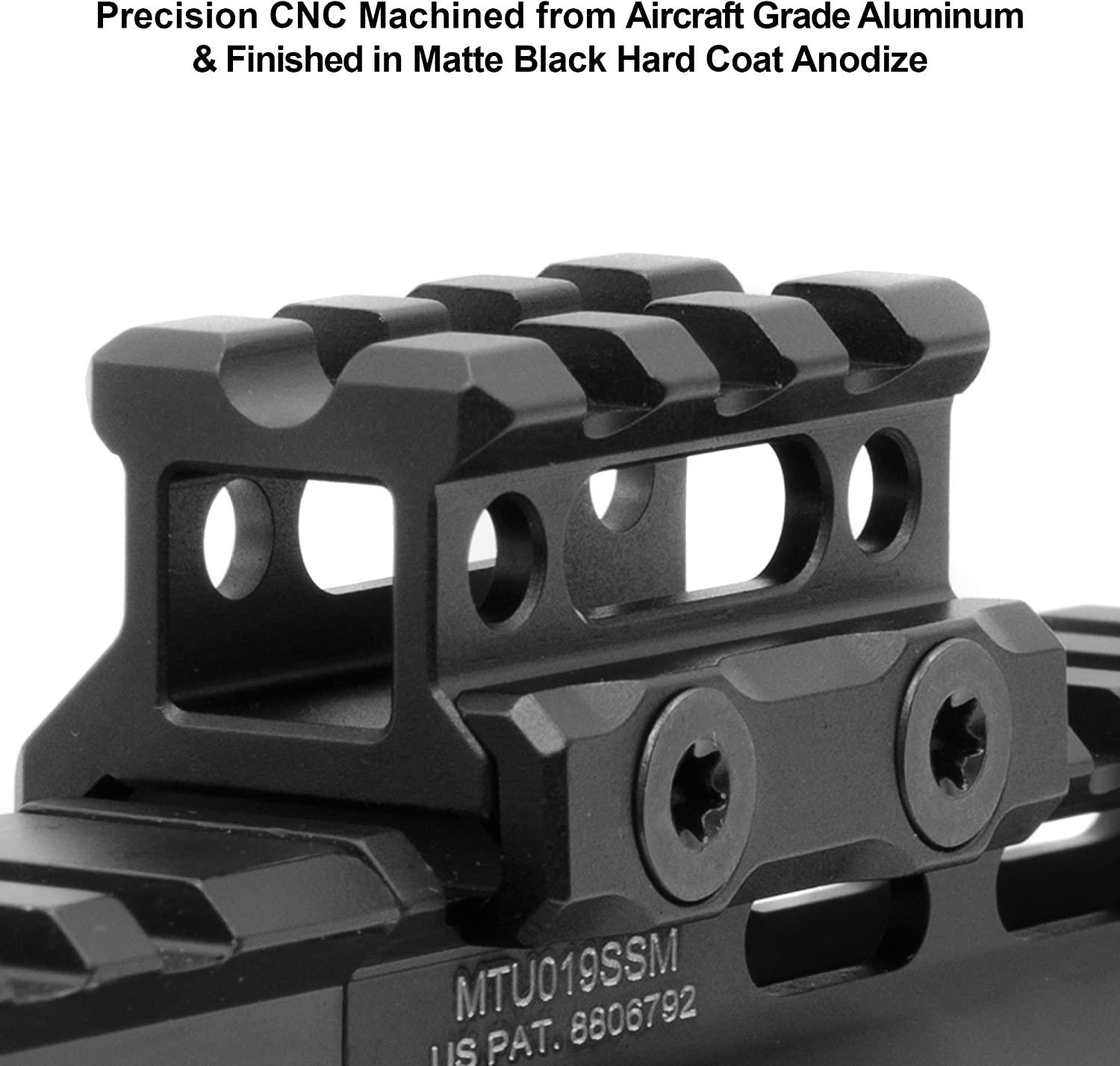 UTG Super Slim 3-Slot Picatinny Riser Mount 0.75 - Low Profile ...