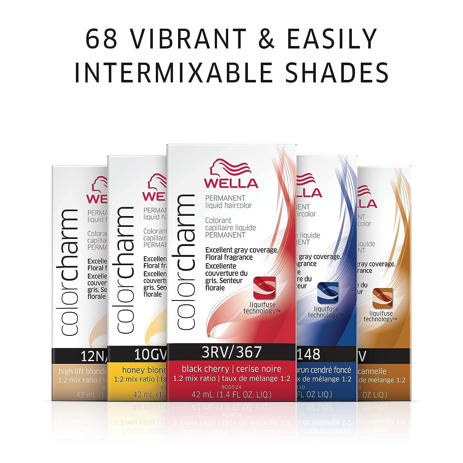 Wella Color Charm 3NW Dark Natural Warm Brown Permanent Hair Color ...